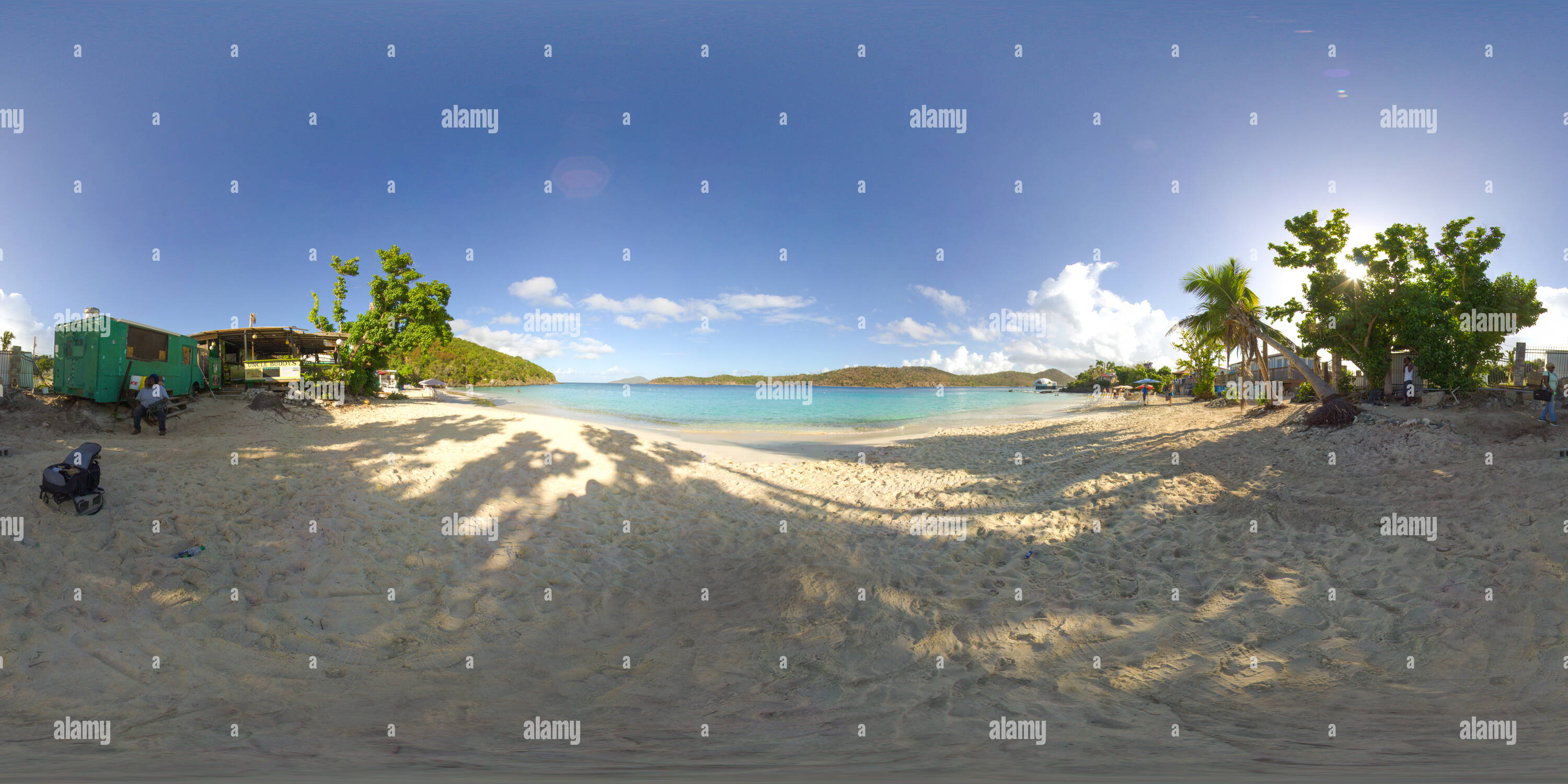 360° view of Coki Point Beach, St.Thomas USVI - Alamy