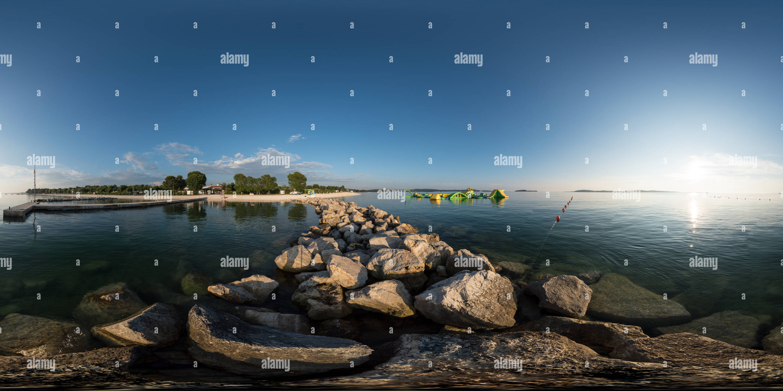 360° view of Kroatien Fazana Meer - Alamy