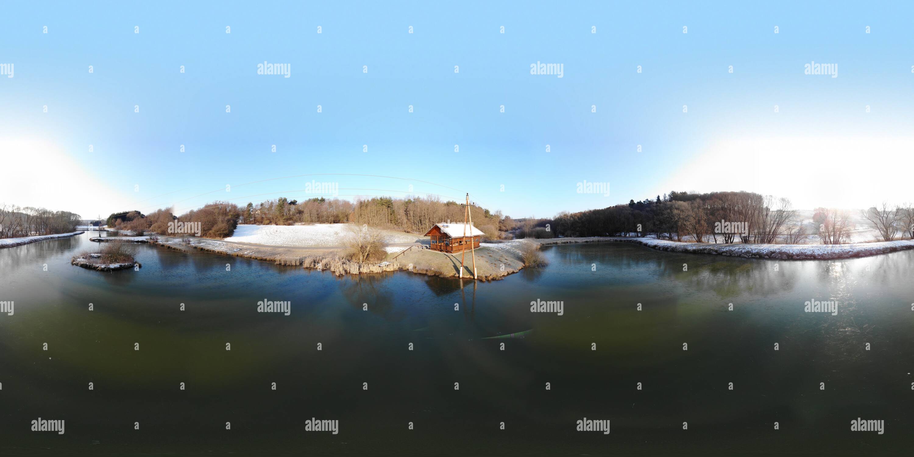 360° view of Neuberg Public Barbecue Point - Alamy