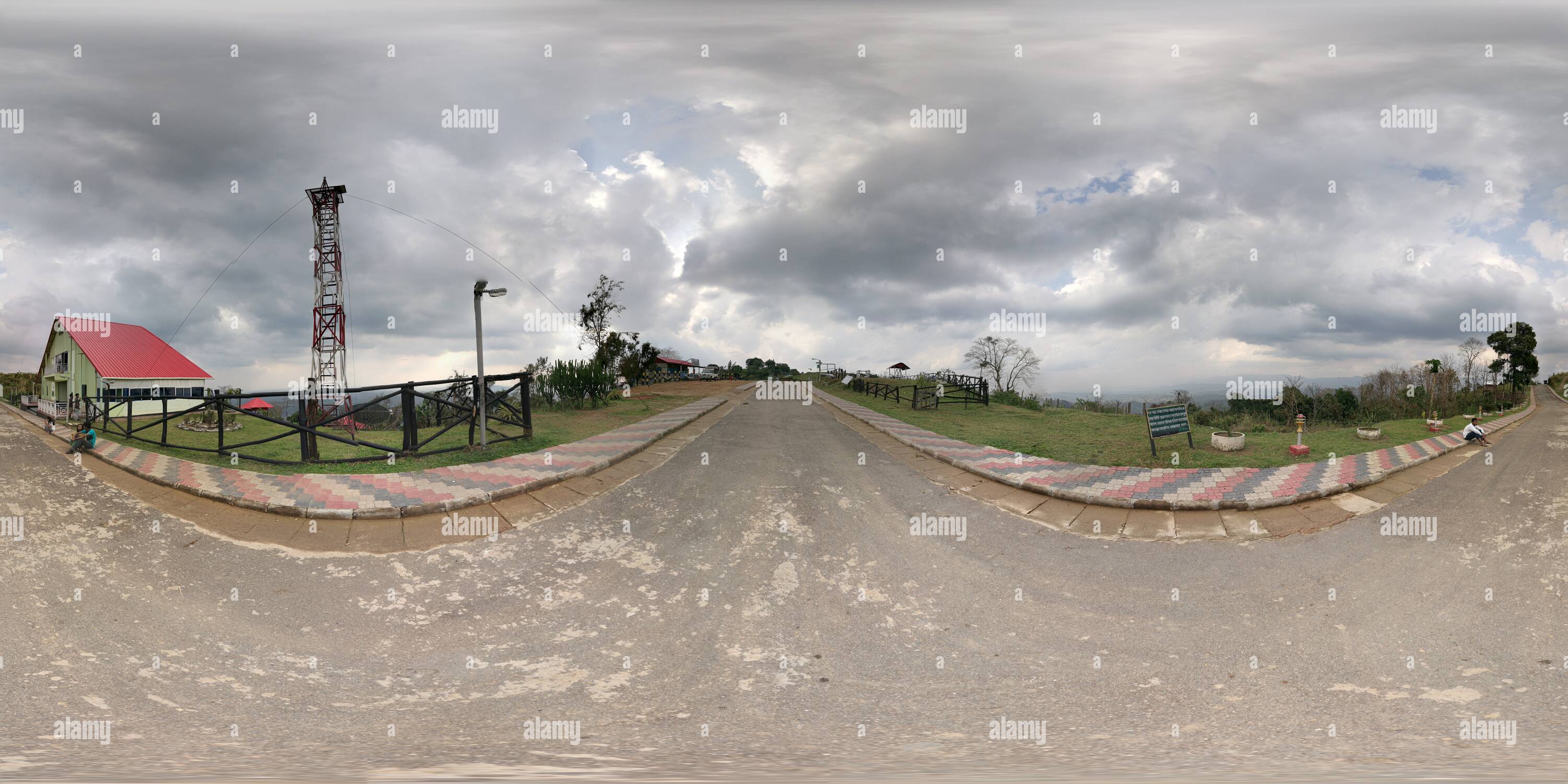 360° view of Sajek Valley Khagrachori - Alamy