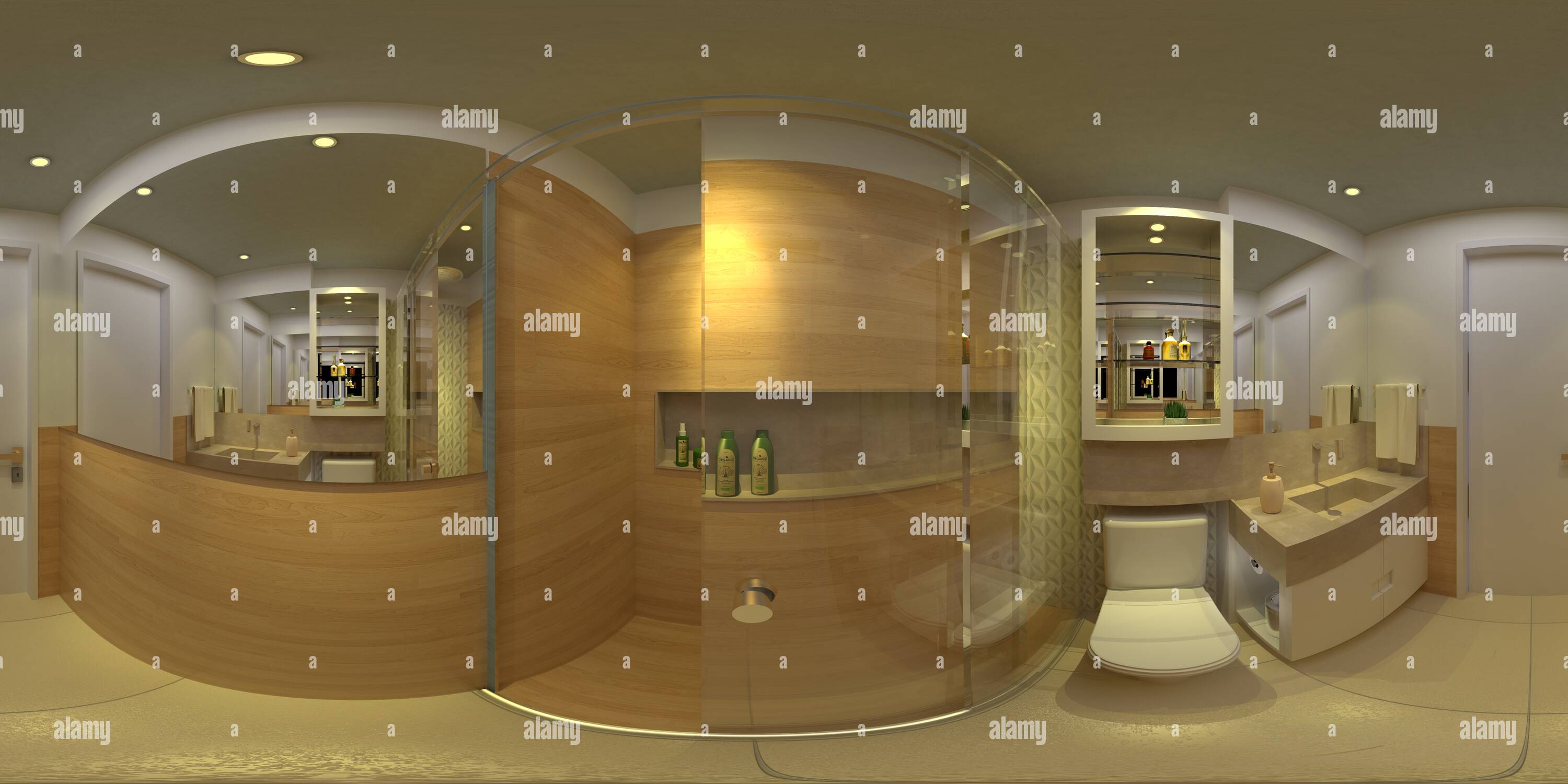 360° view of Bathroom Render 360 - Alamy