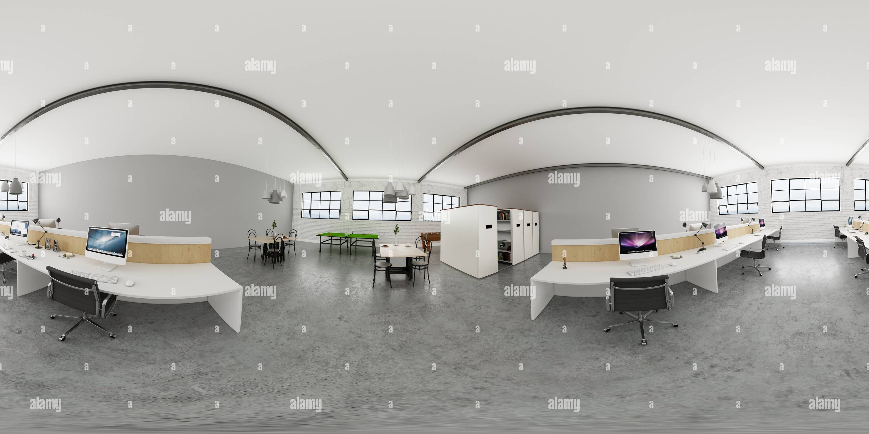 360° view of Office Space after - Alamy