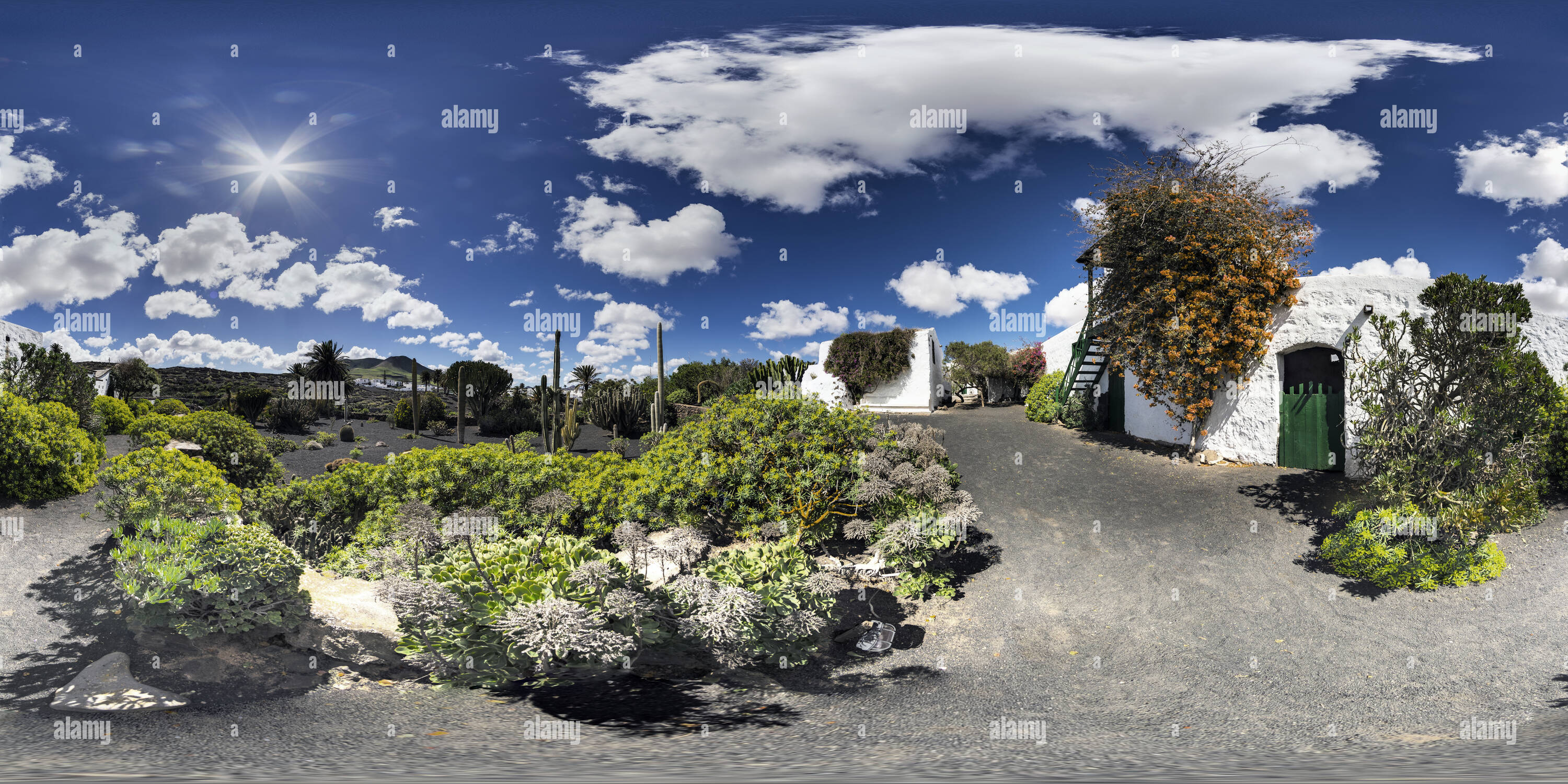 360° view of Canary Islands Lanzarote Tiagua Agricultural Museum El ...