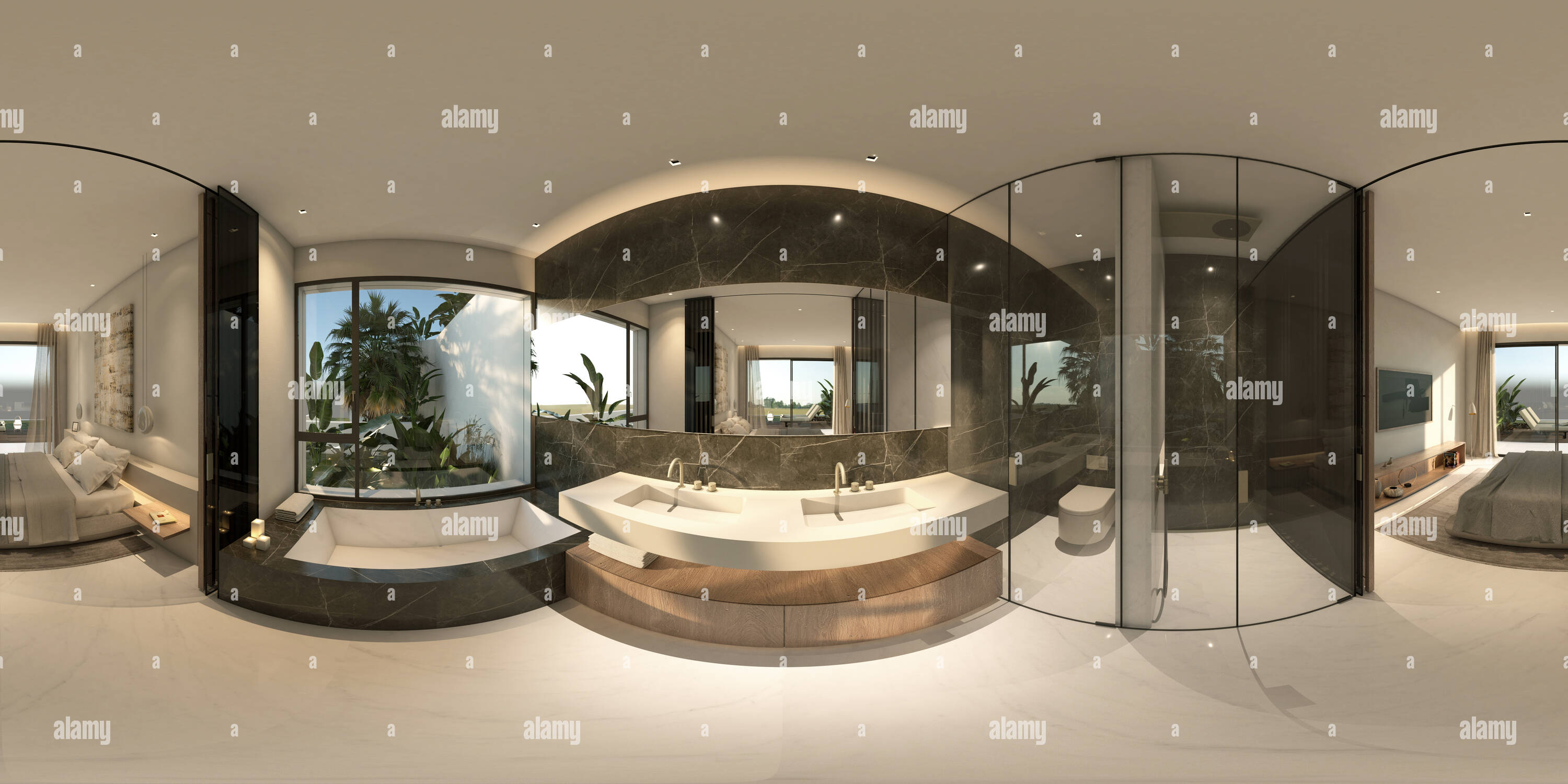 360° view of 360 MasterBathroom Byu Hills 1 - Alamy