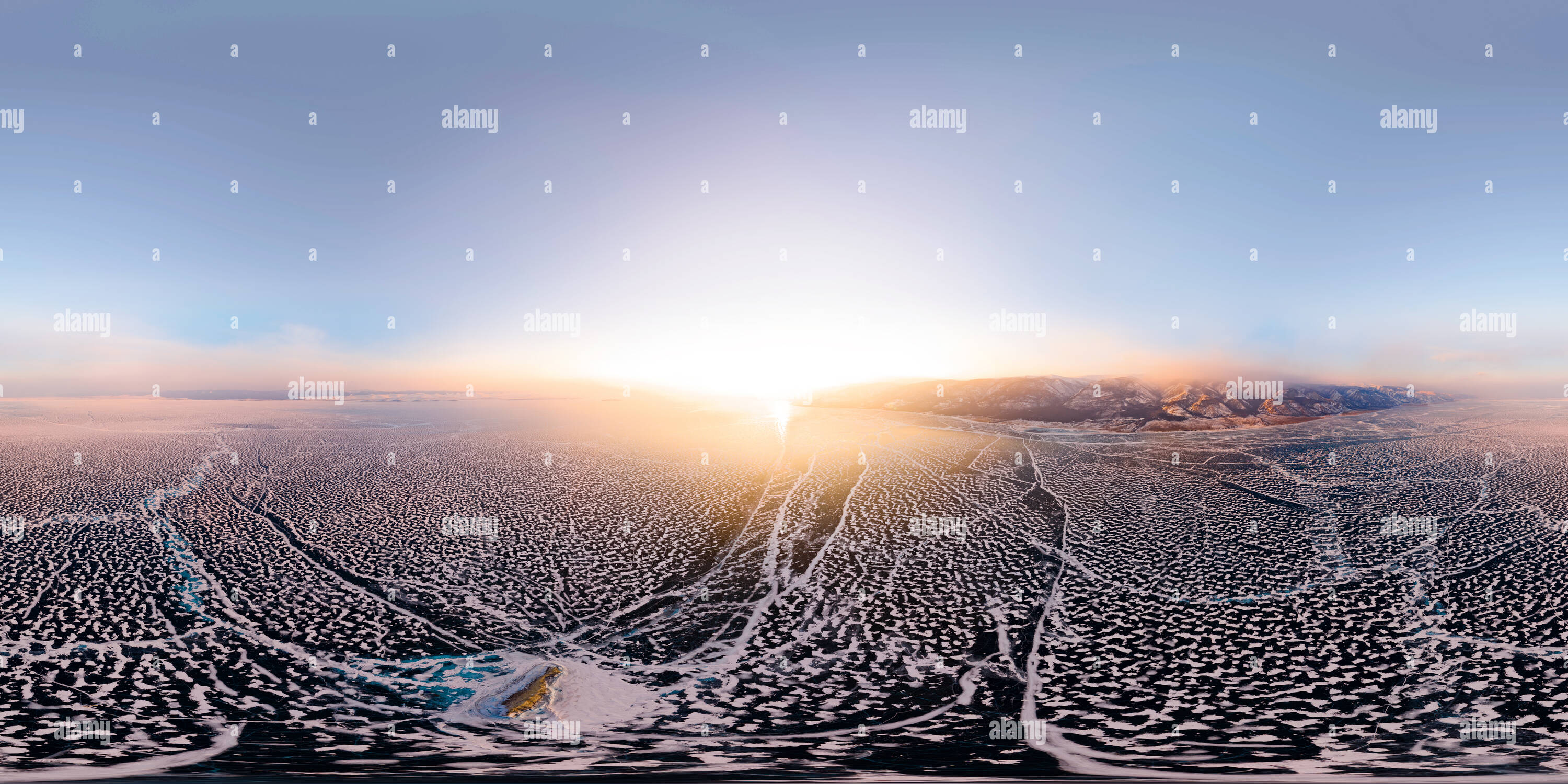 360° view of Baikal Lake, Siberia, Russia - Alamy