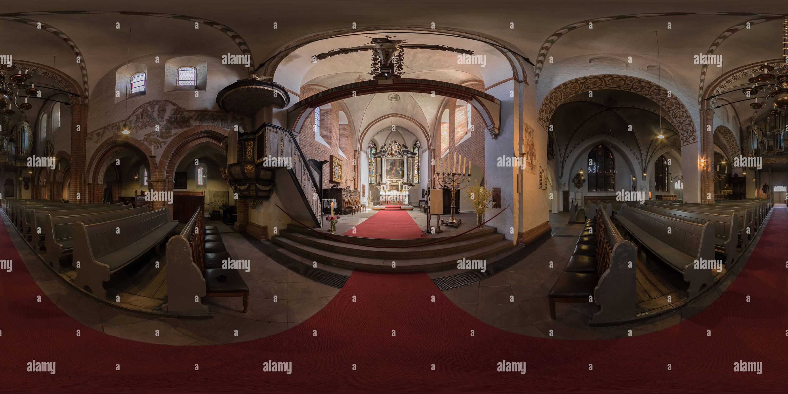 360° view of St. Nicolai-Kirche, Moelln - Alamy