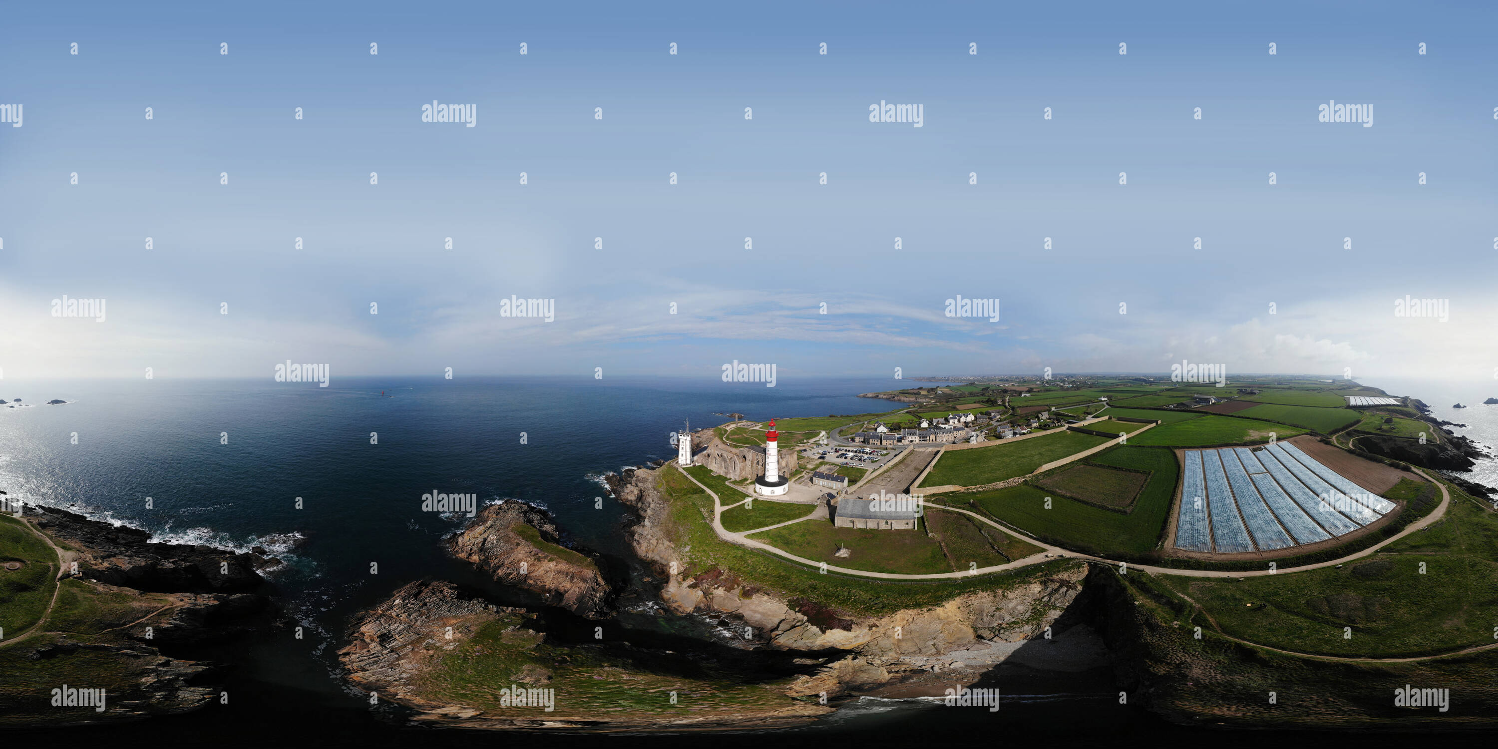 360° view of Pointe St Mathieu - Alamy