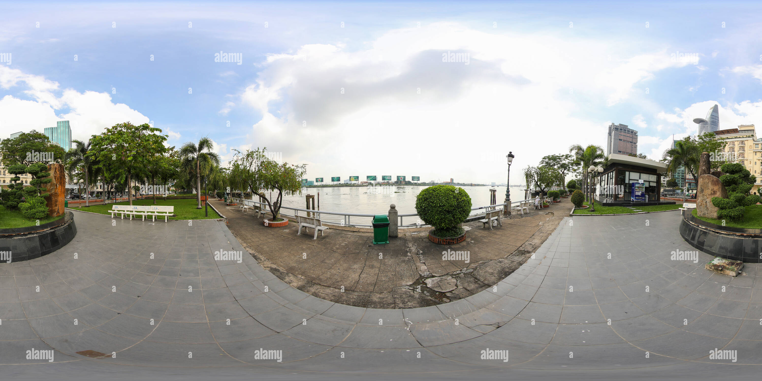 360° view of Bach Dang River - Alamy