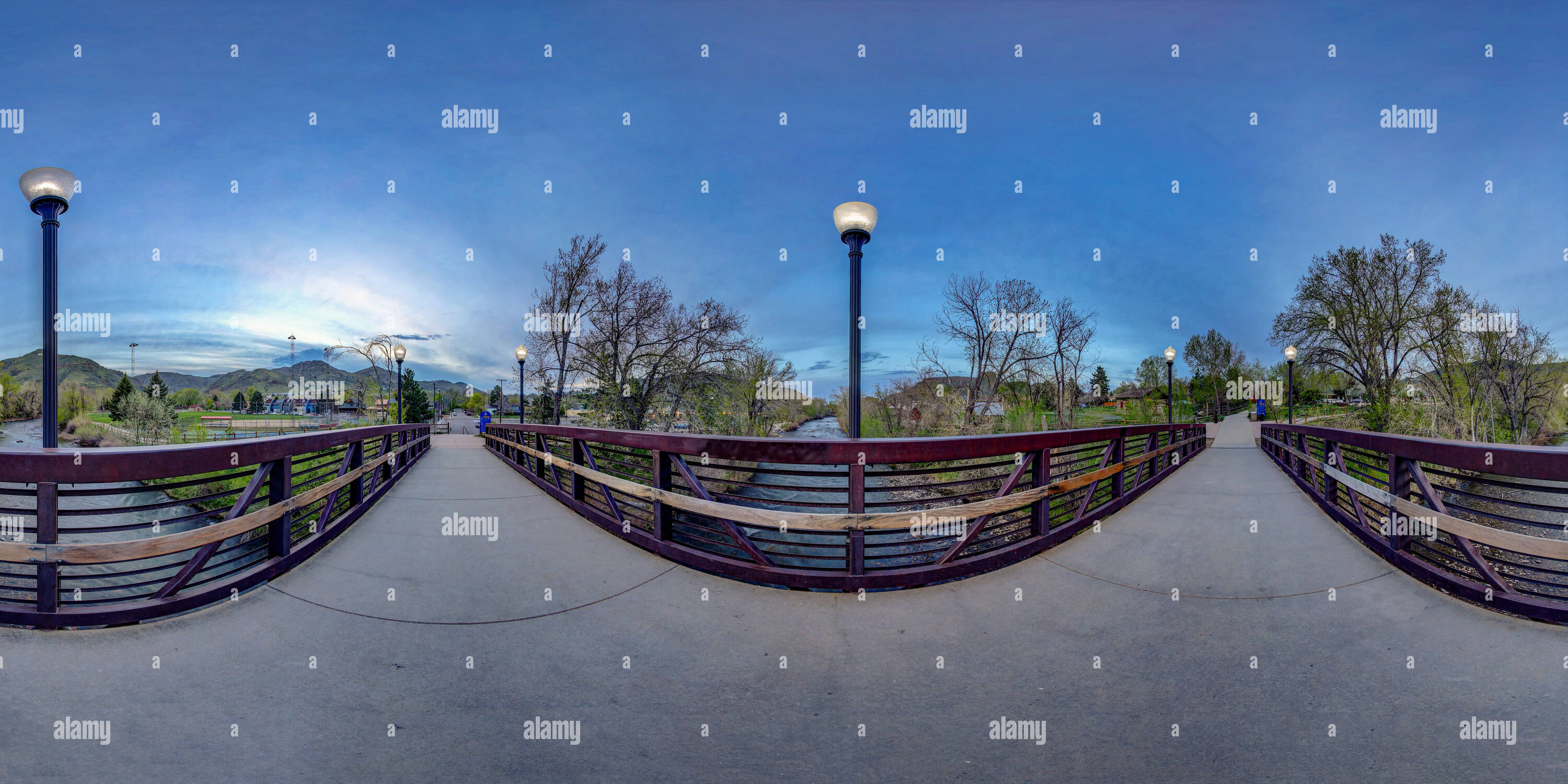 360° view of Bridge over Clear Creek, Golden CO - Alamy