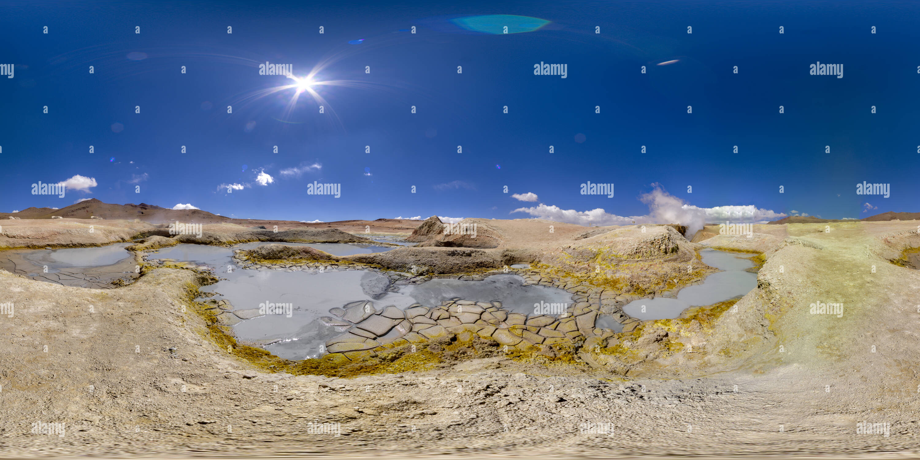 360° view of Sol de Mañana - Alamy