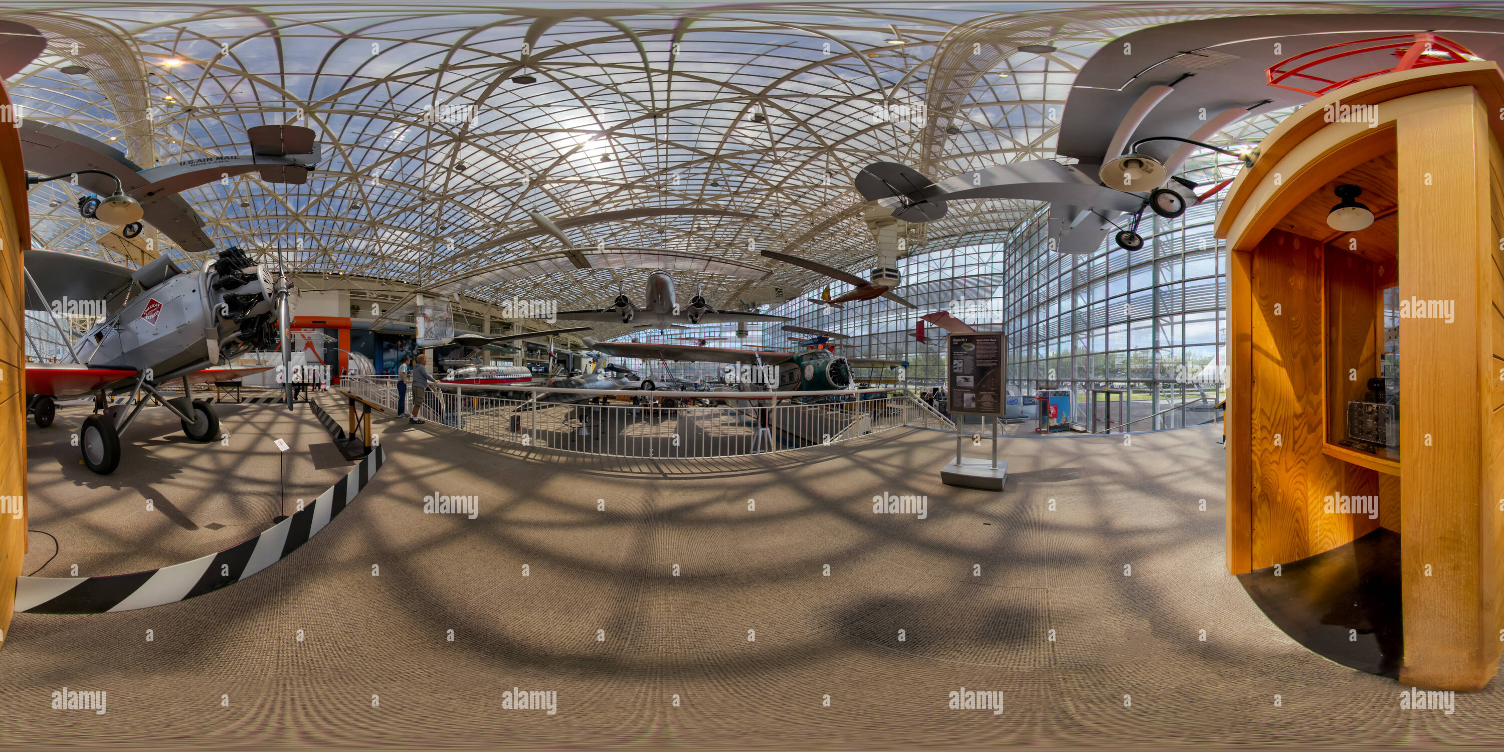360° view of Museum Of Flight - Alamy
