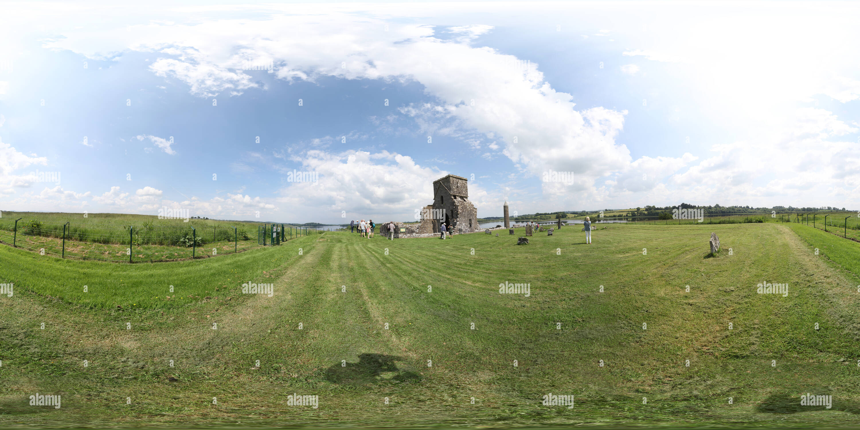 360° view of Devenish Island Top - Alamy