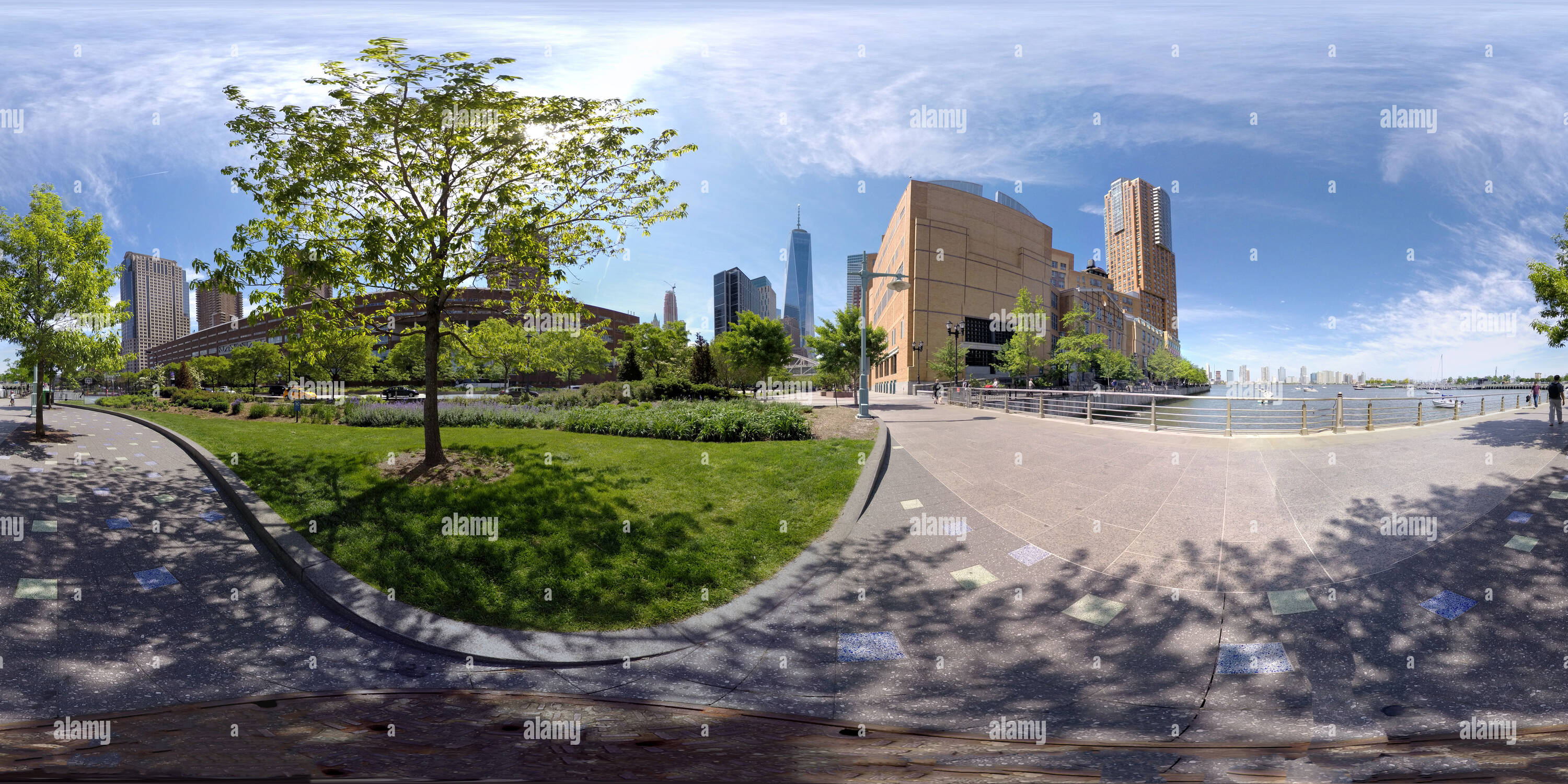 360° view of Battery Park Nyc View 3 - Alamy