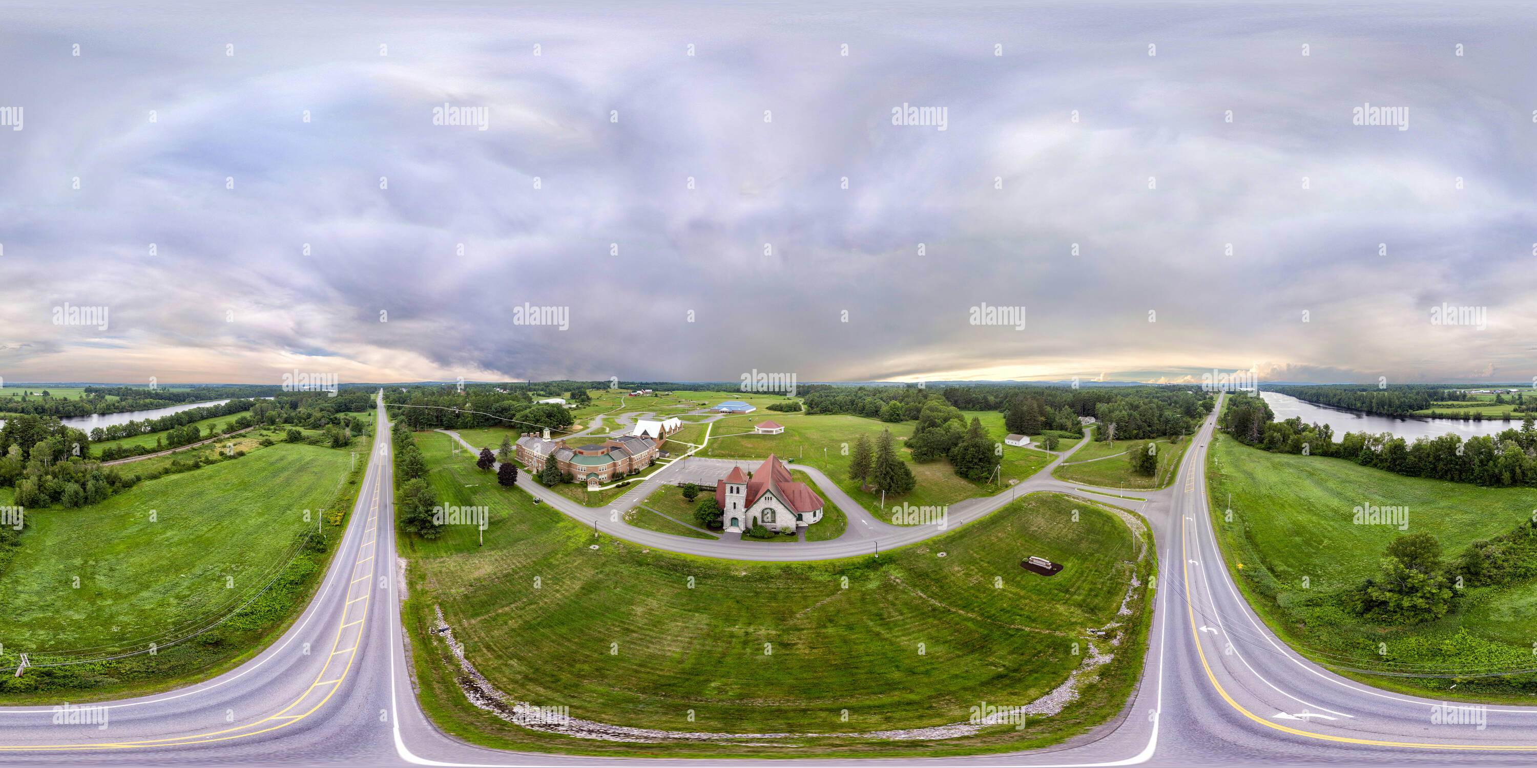 360° view of Kennebec Valley Community College, Fairfield Campus - Alamy