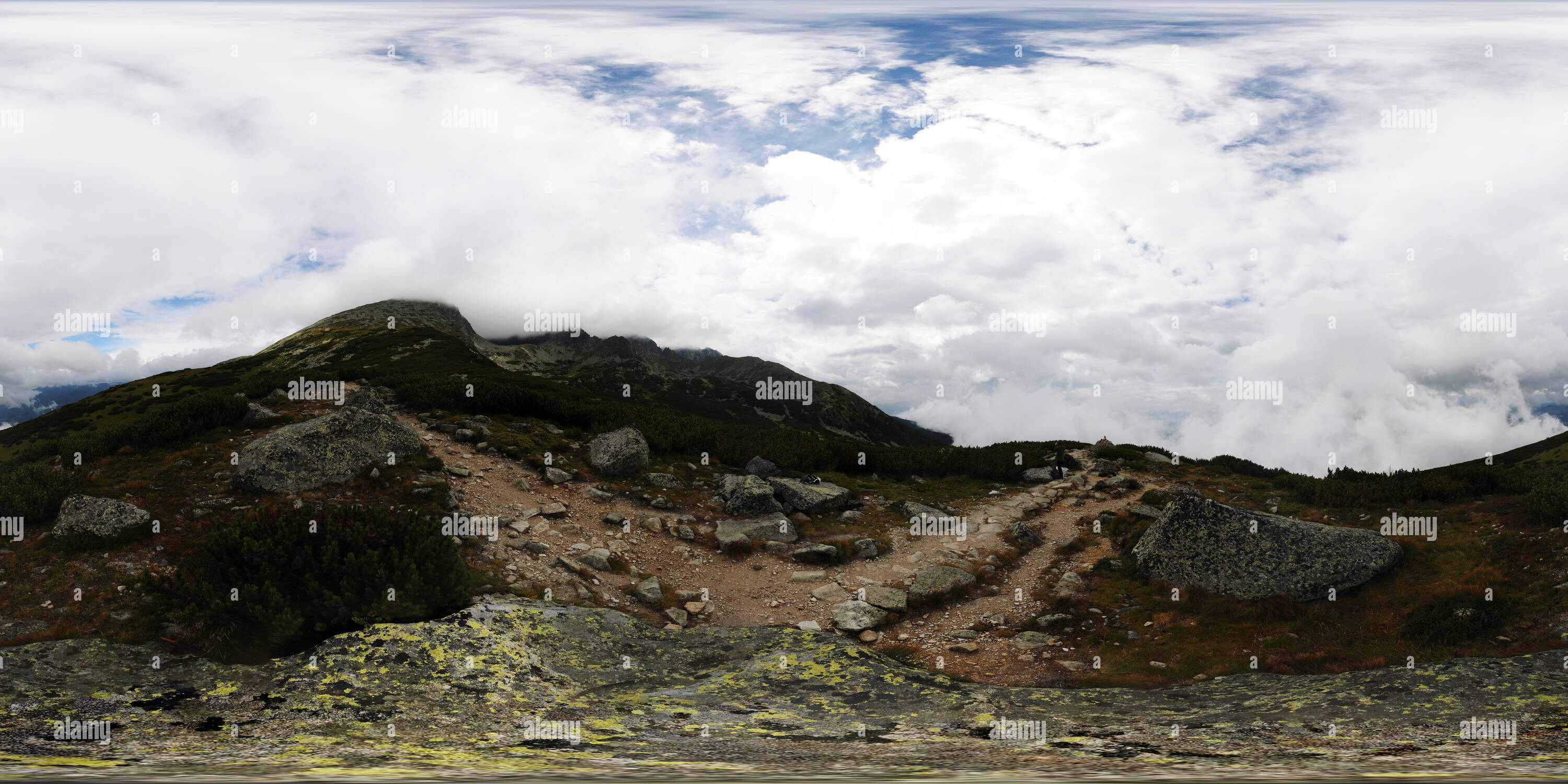 360° view of Krivan High Tatras - Alamy