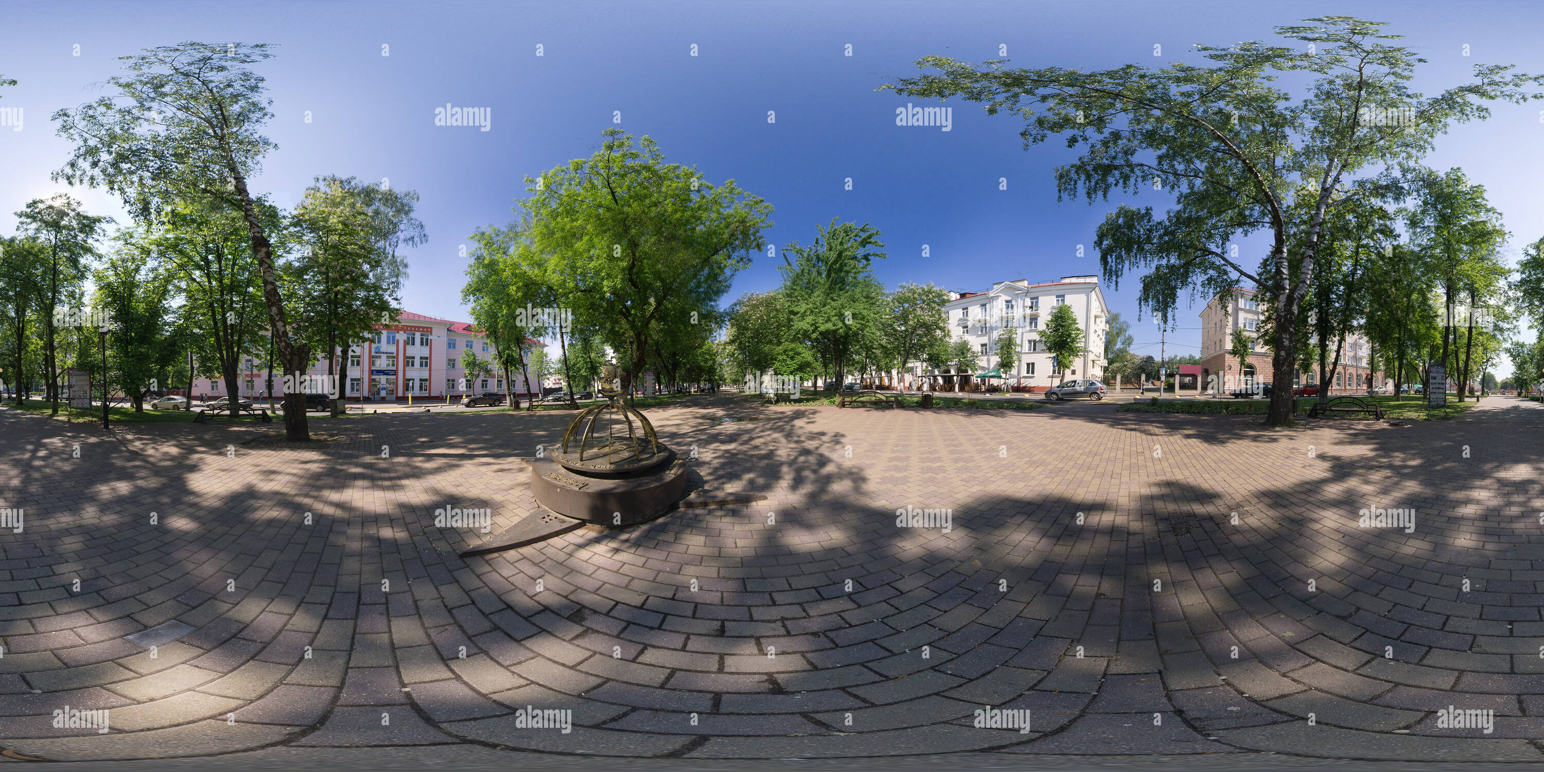 360° view of Geographical center of Europe, Belarus - Alamy