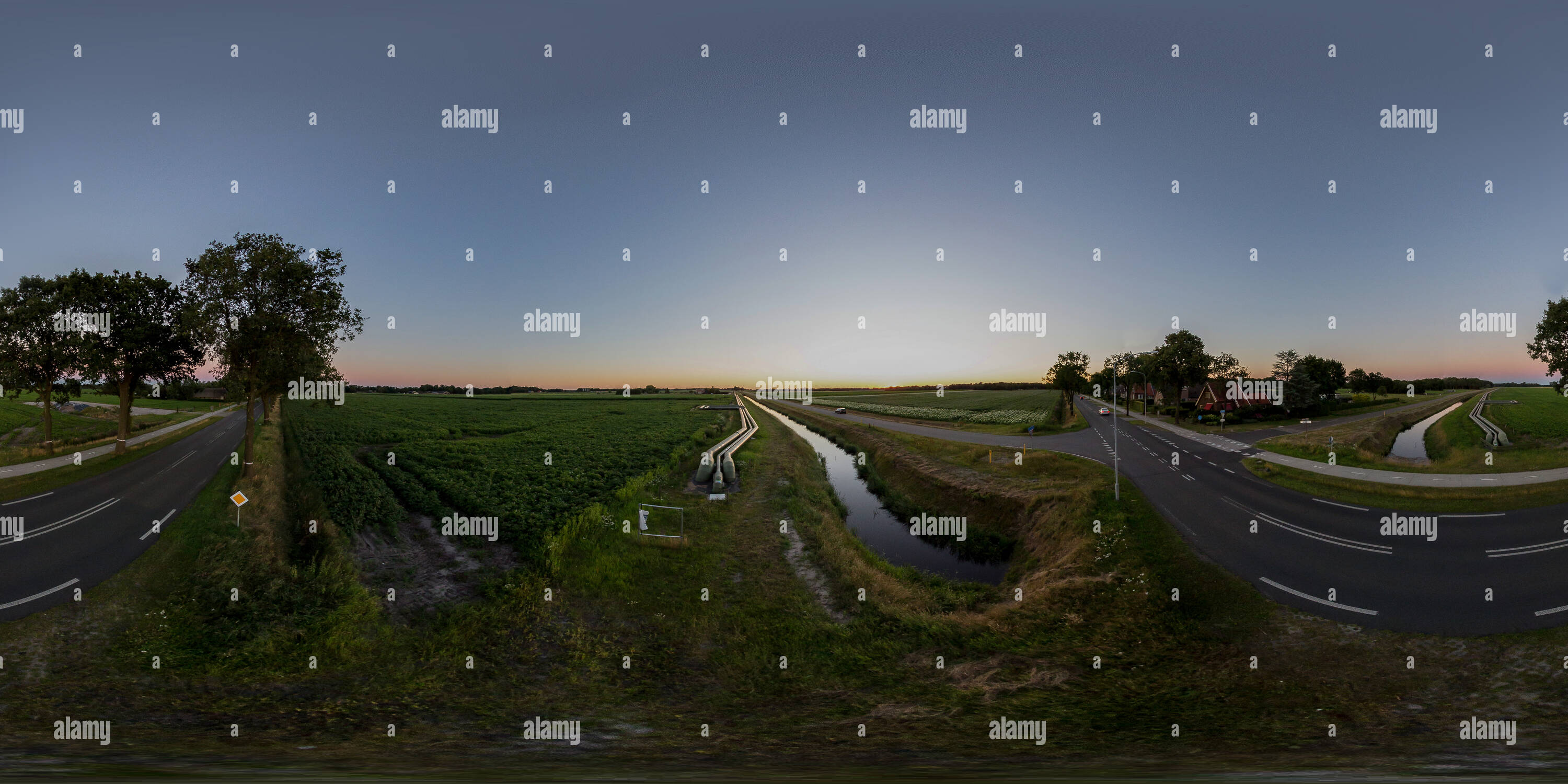 360° view of Oil pipeline Schoonebeek - Alamy