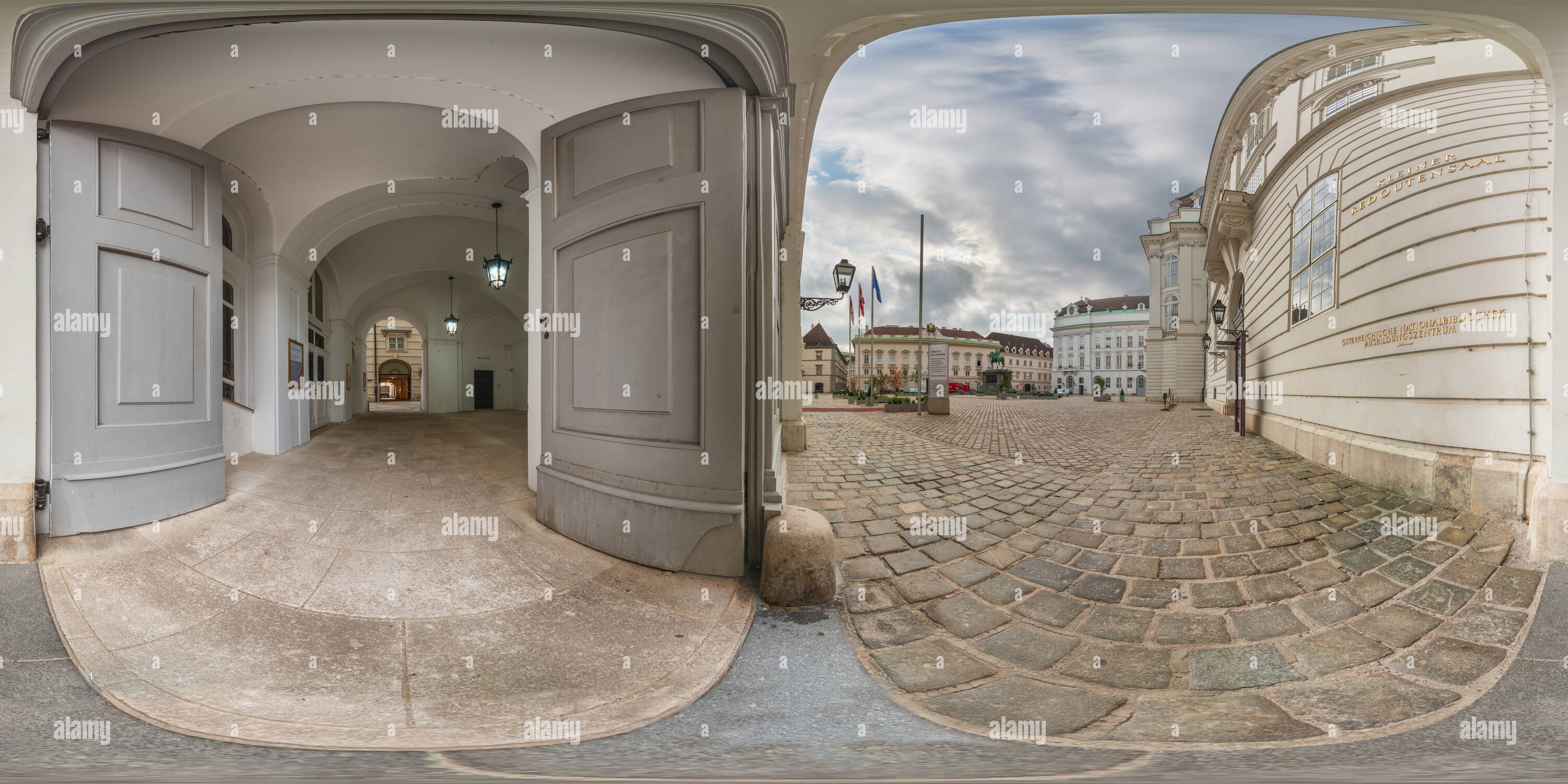 360° view of Josefsplatz, Vienna - 2 - Alamy