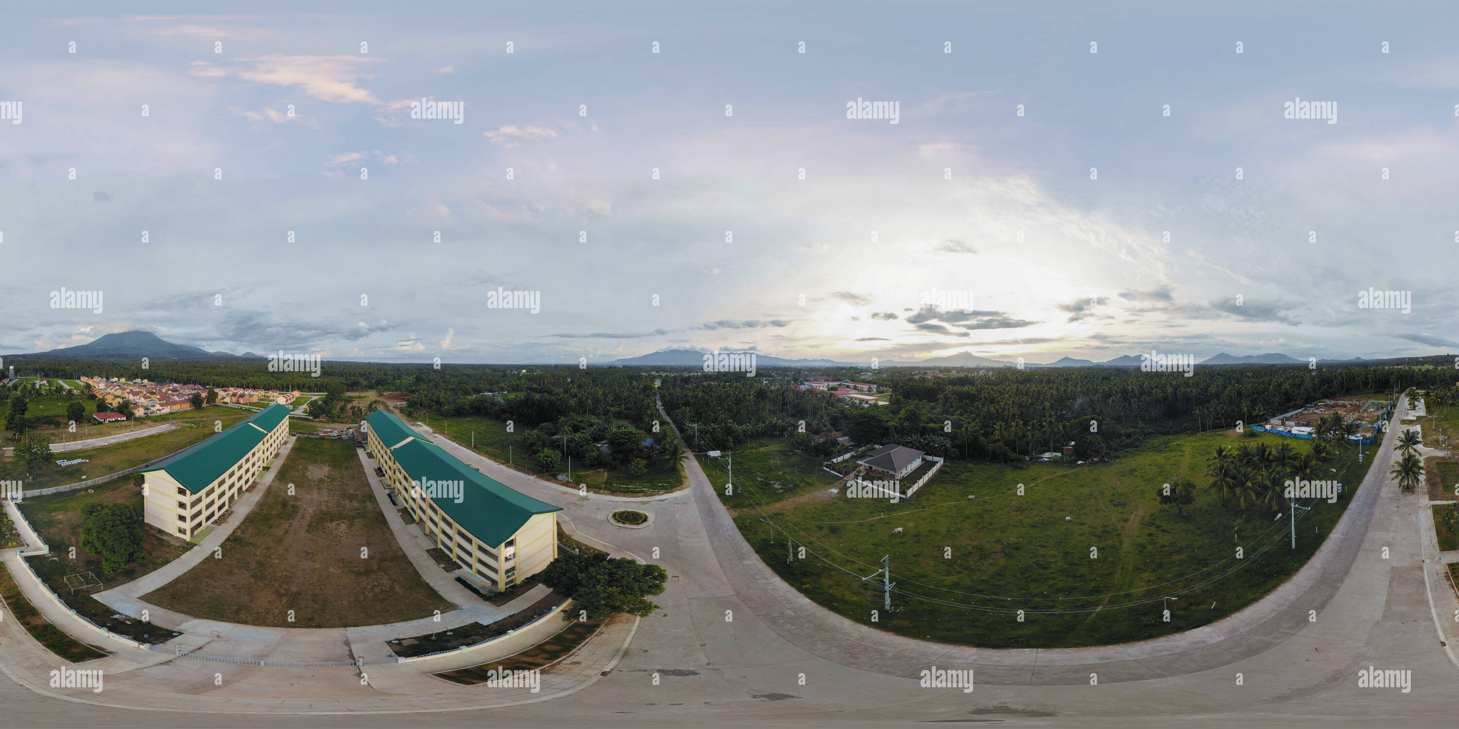 360° view of Aerial View of San Jose National High School, San Pablo ...