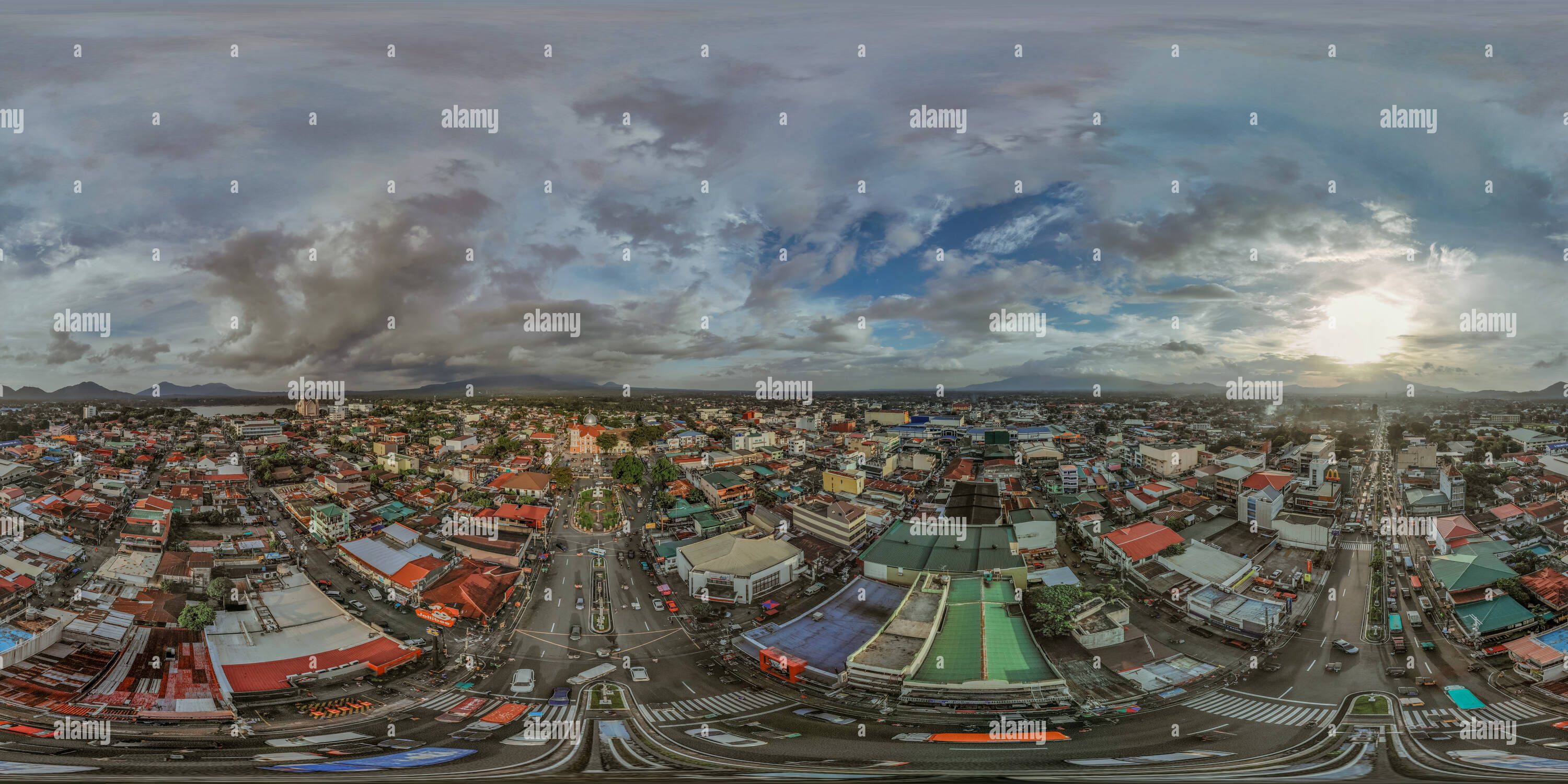 360° view of Sunny Afternoon on a Rainy Season at One of the Busiest ...