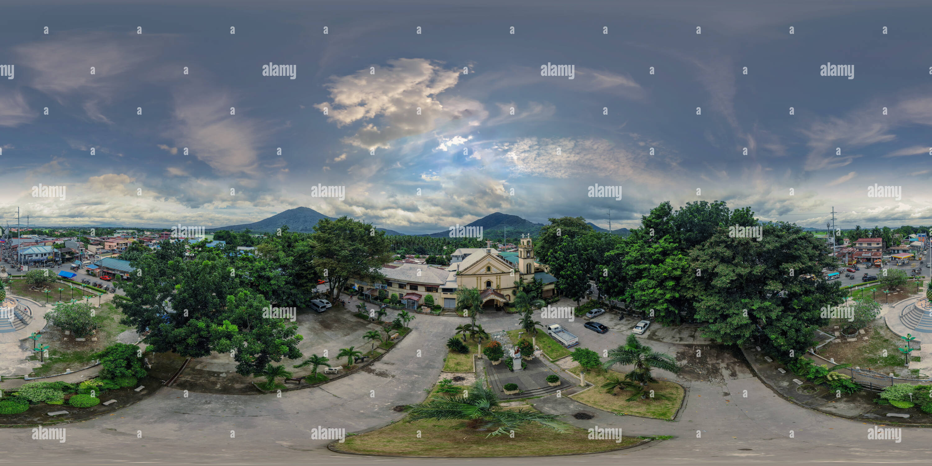 360° view of Aerial View of San Isidro Labrador Parish Church, Calauan ...