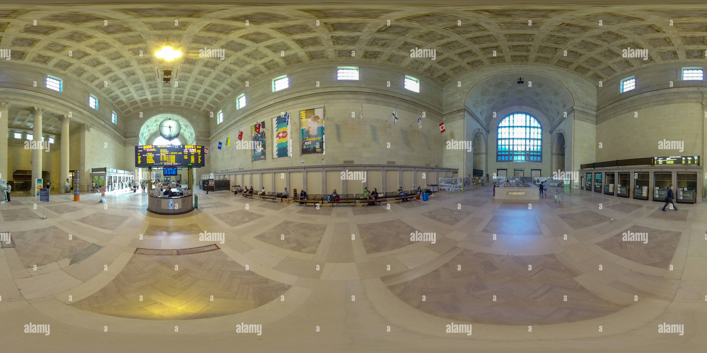 360° view of Union Station - Toronto, Canada - Alamy