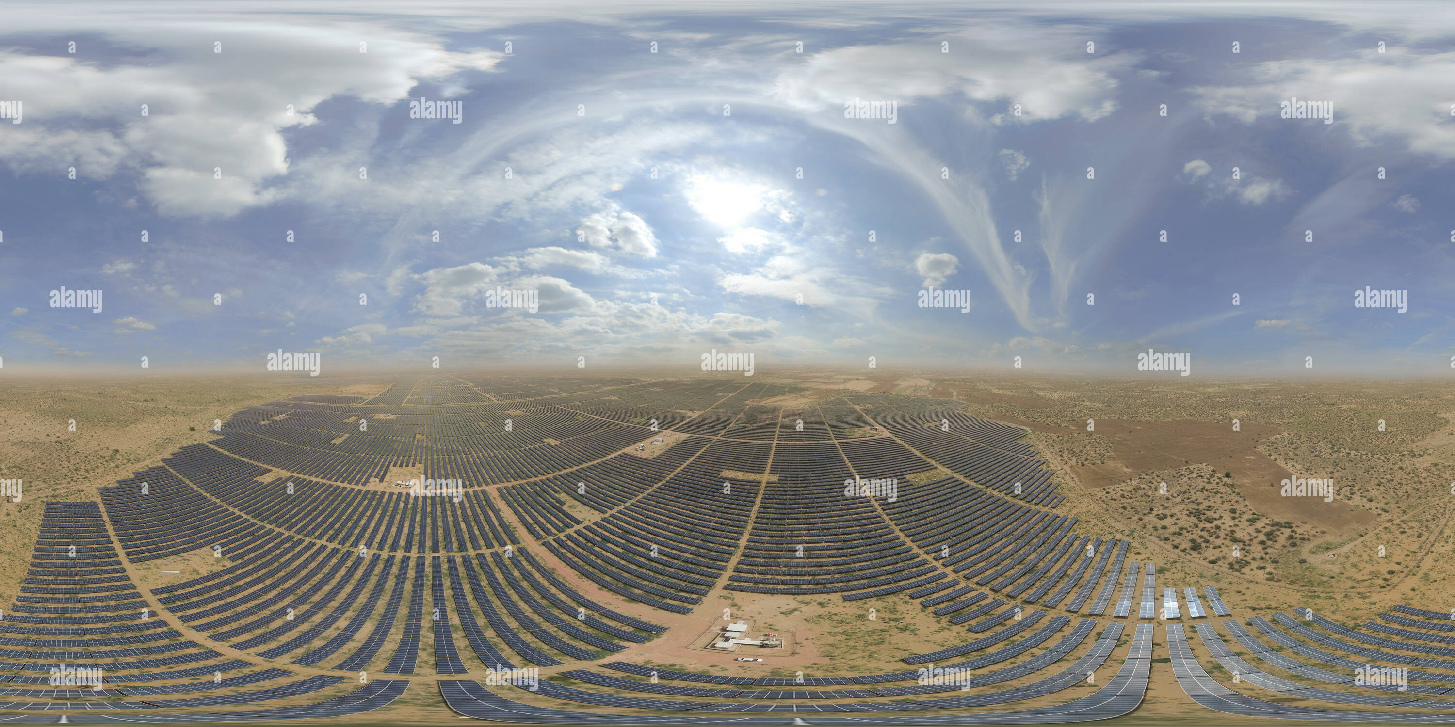 360° view of Rattan India 70 MW Badla Rajasthan - Alamy