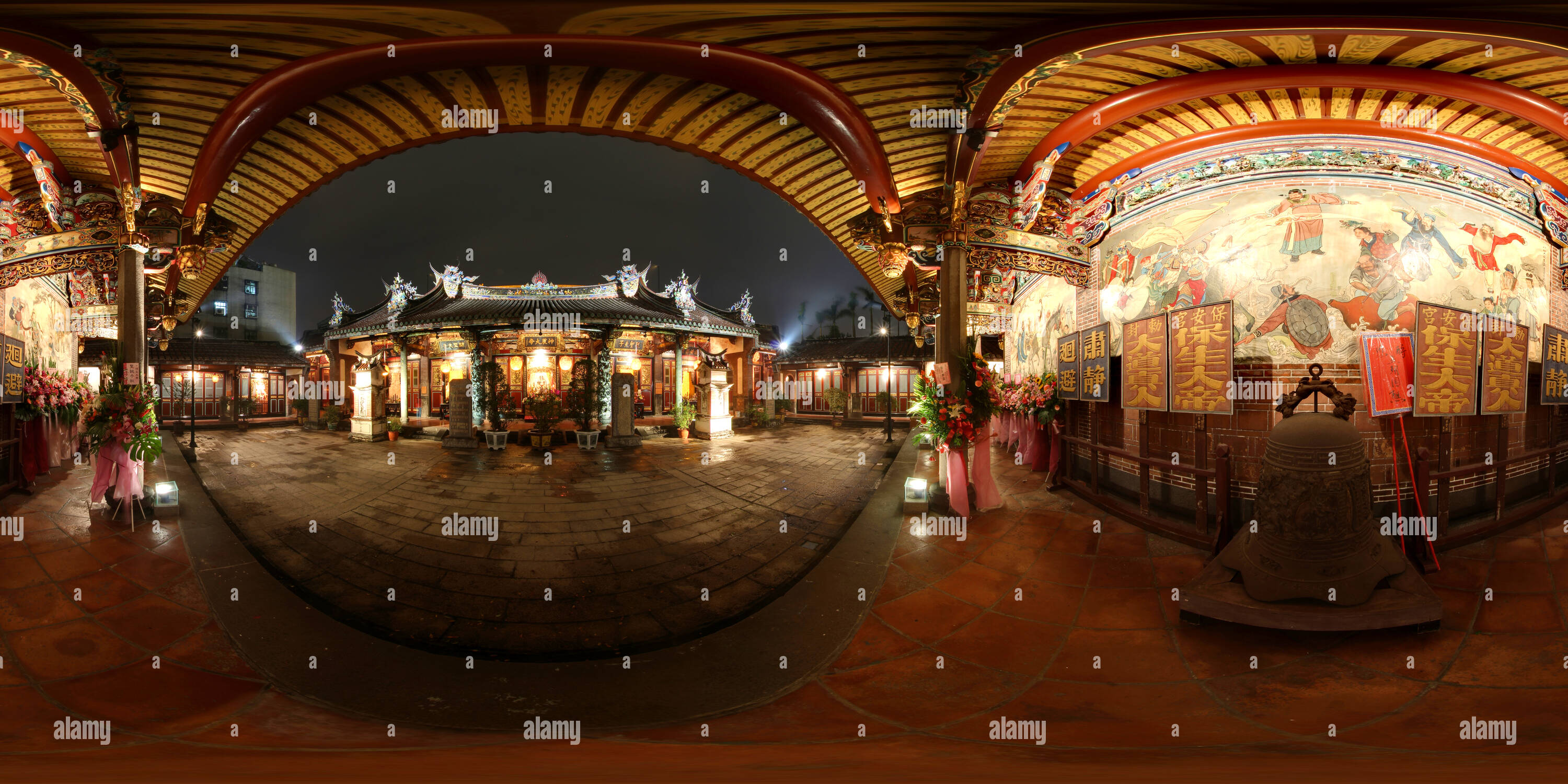 360° view of Taipei BaoAn Temple - Alamy