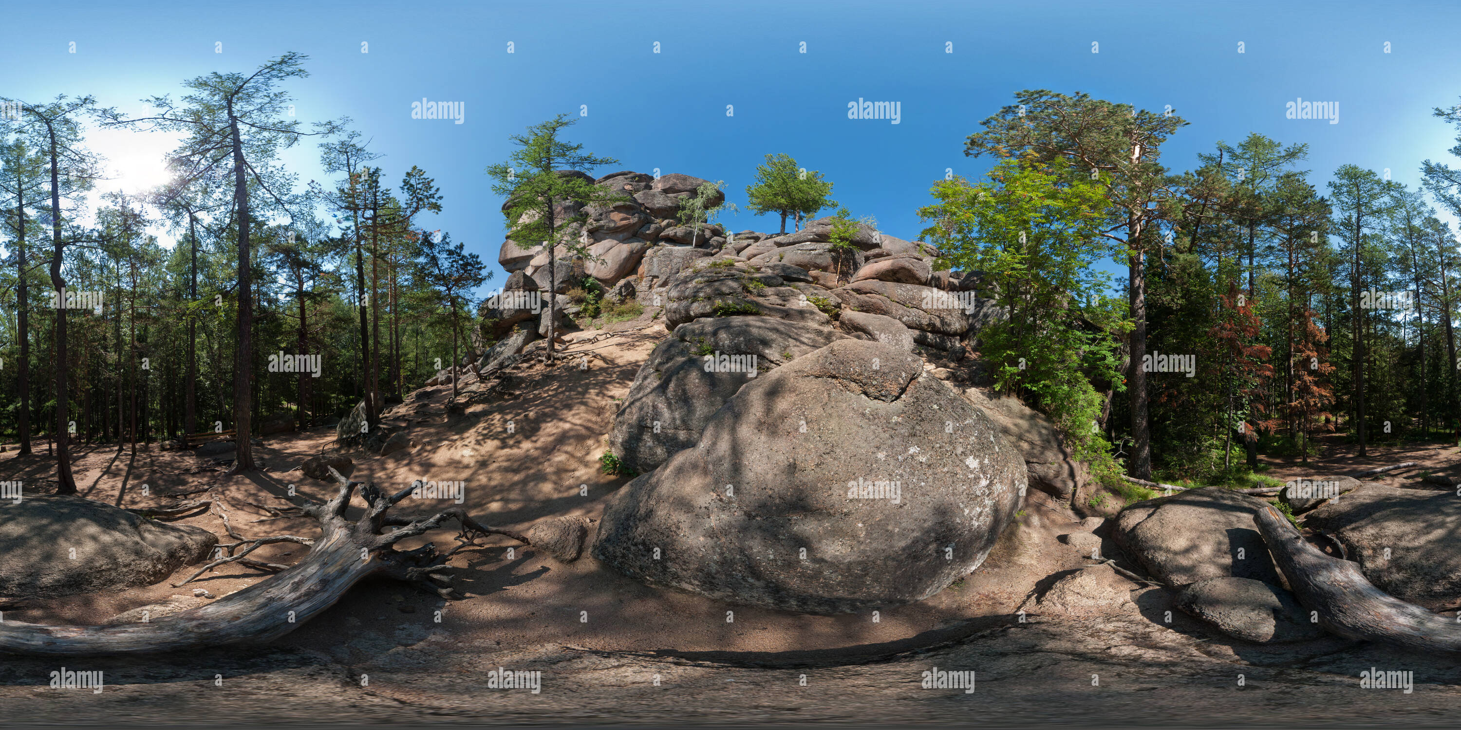 360° view of Skala Ded / Grandpa Rock - Alamy