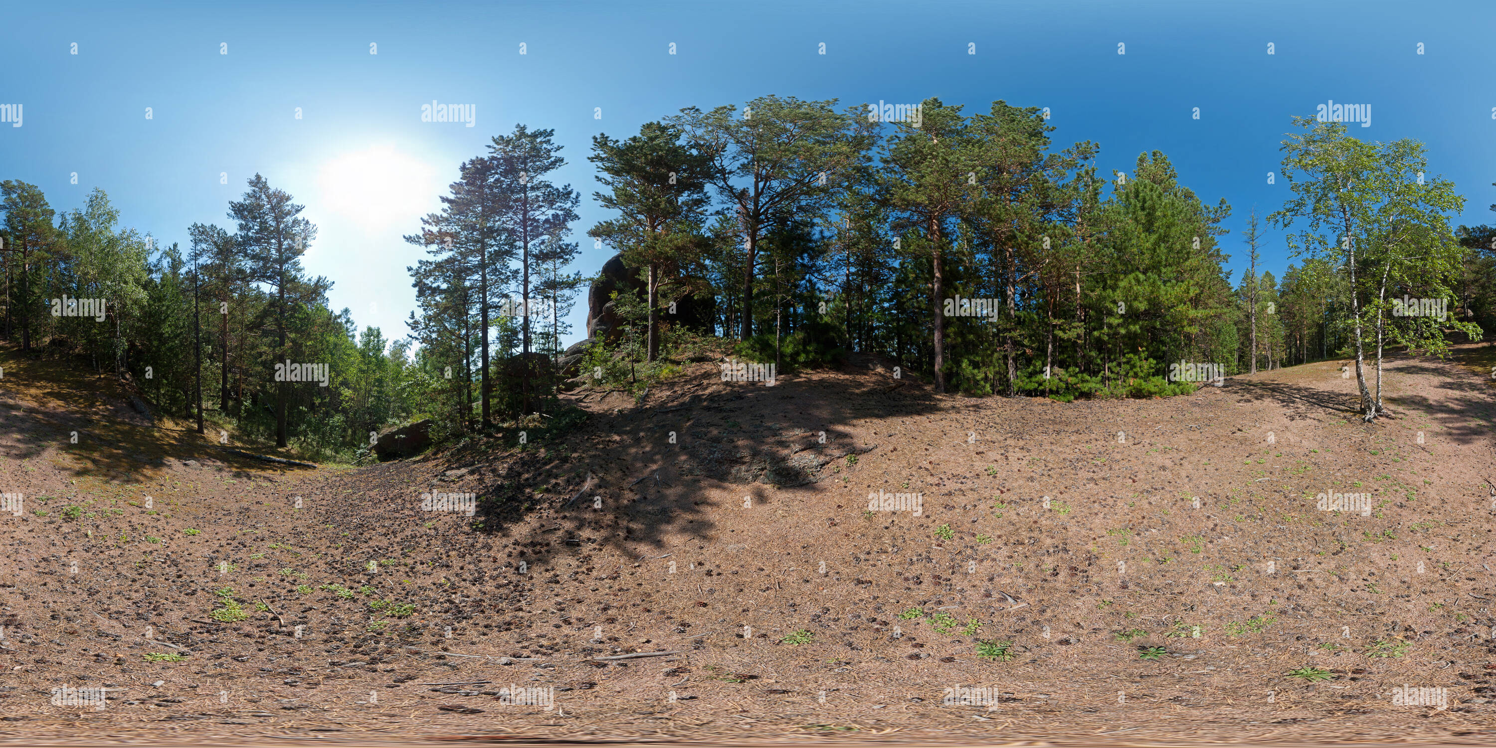 360° view of Skala Monashka / Nun Rock - Alamy