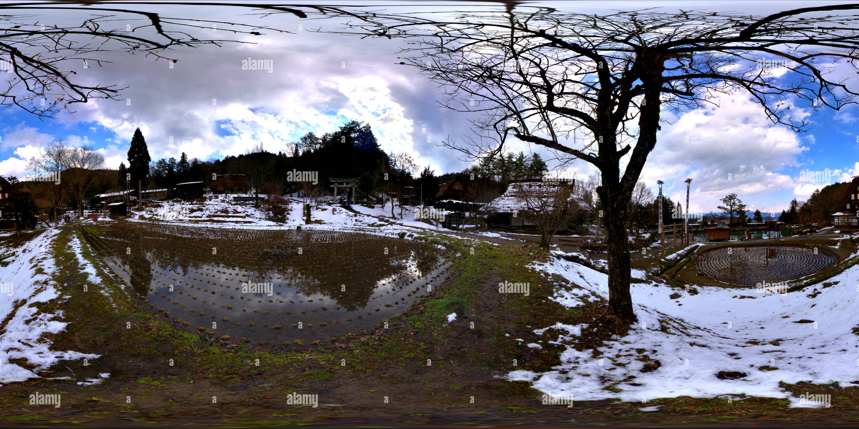 360° view of Japan, Takayama, Skansen Village - Alamy