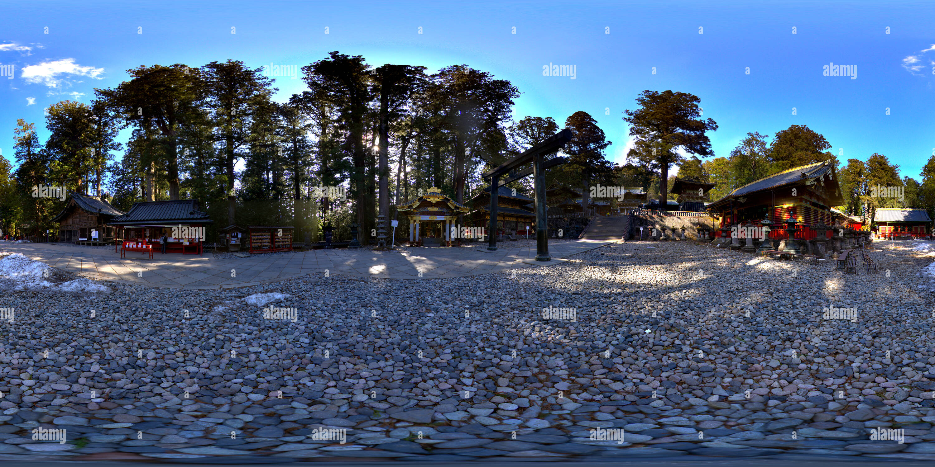 360° view of Japan, Nikko, Temples - Alamy