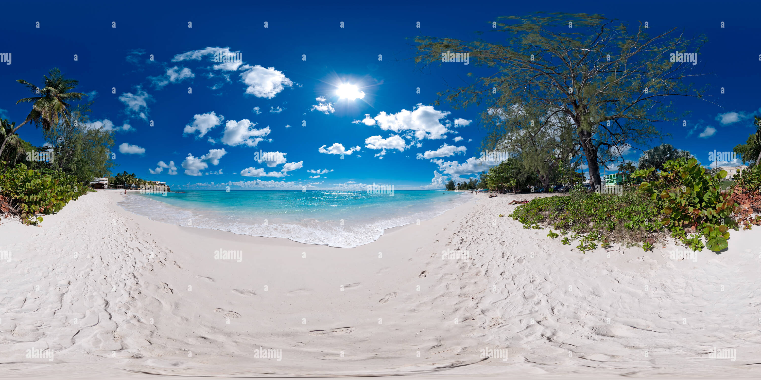 360° view of Accra Beach east end - Alamy