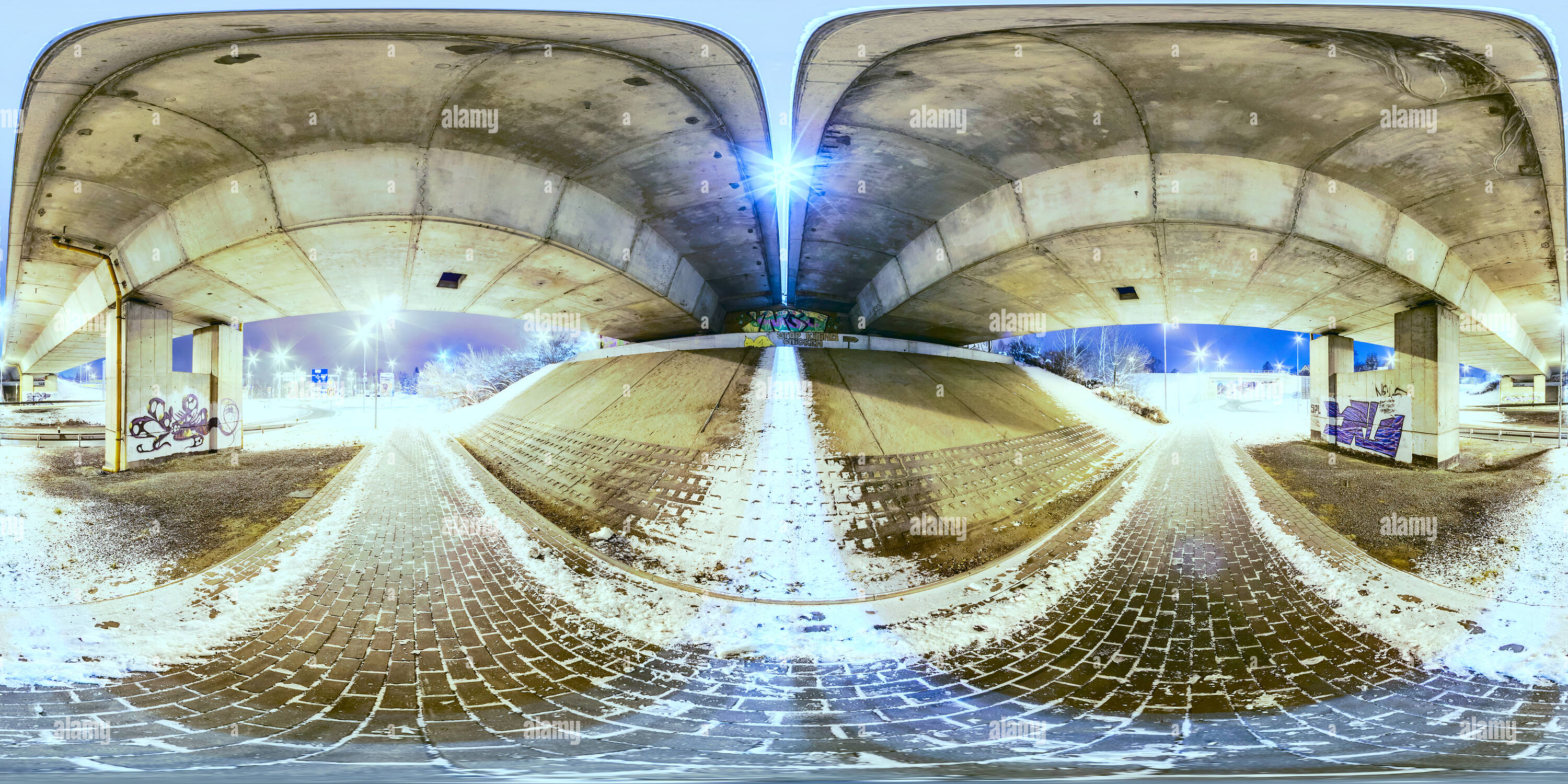 360° view of Liberec - The Snowman Roundabout - Alamy