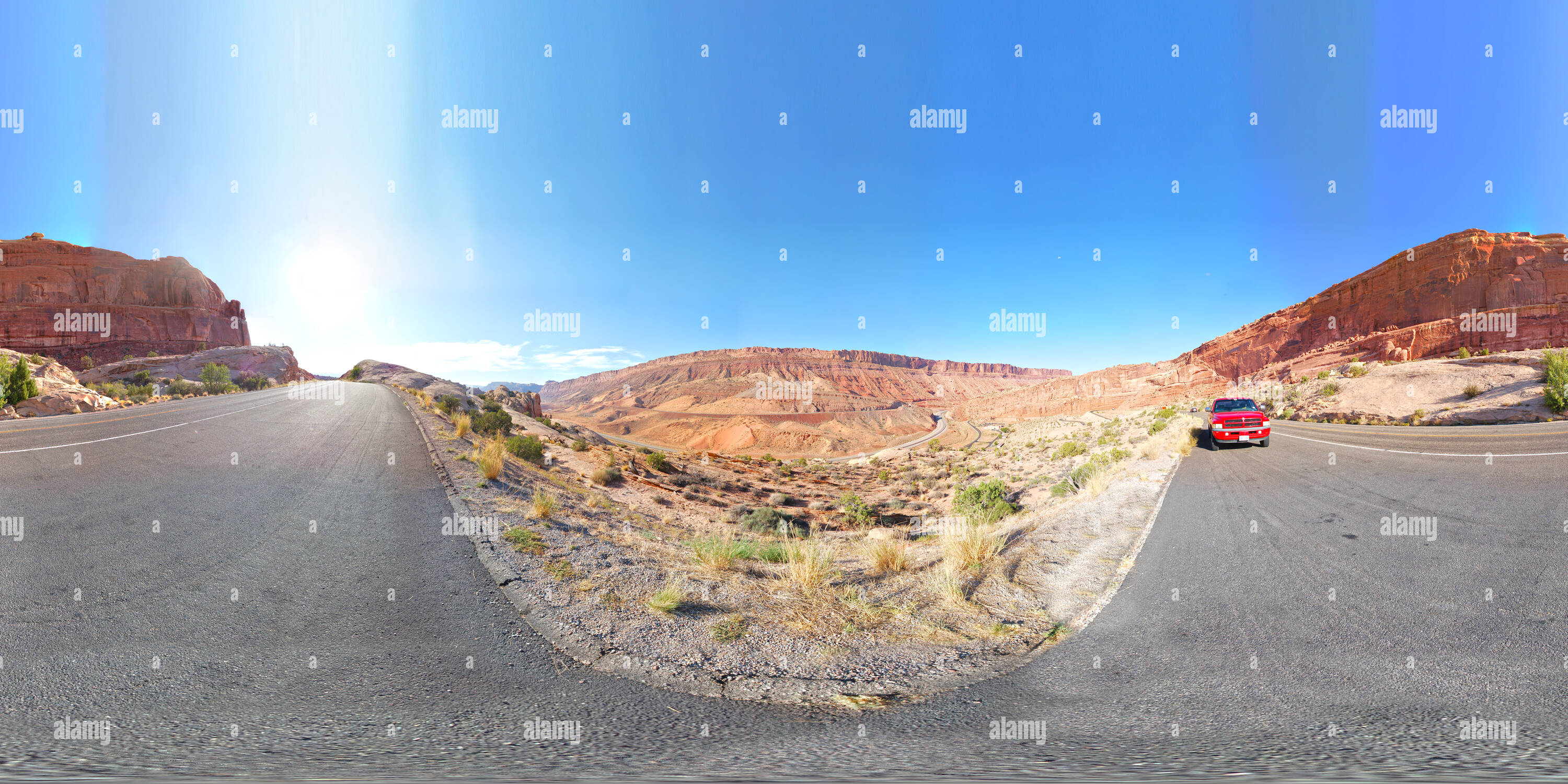 360° view of Moab Fault View Point - Alamy