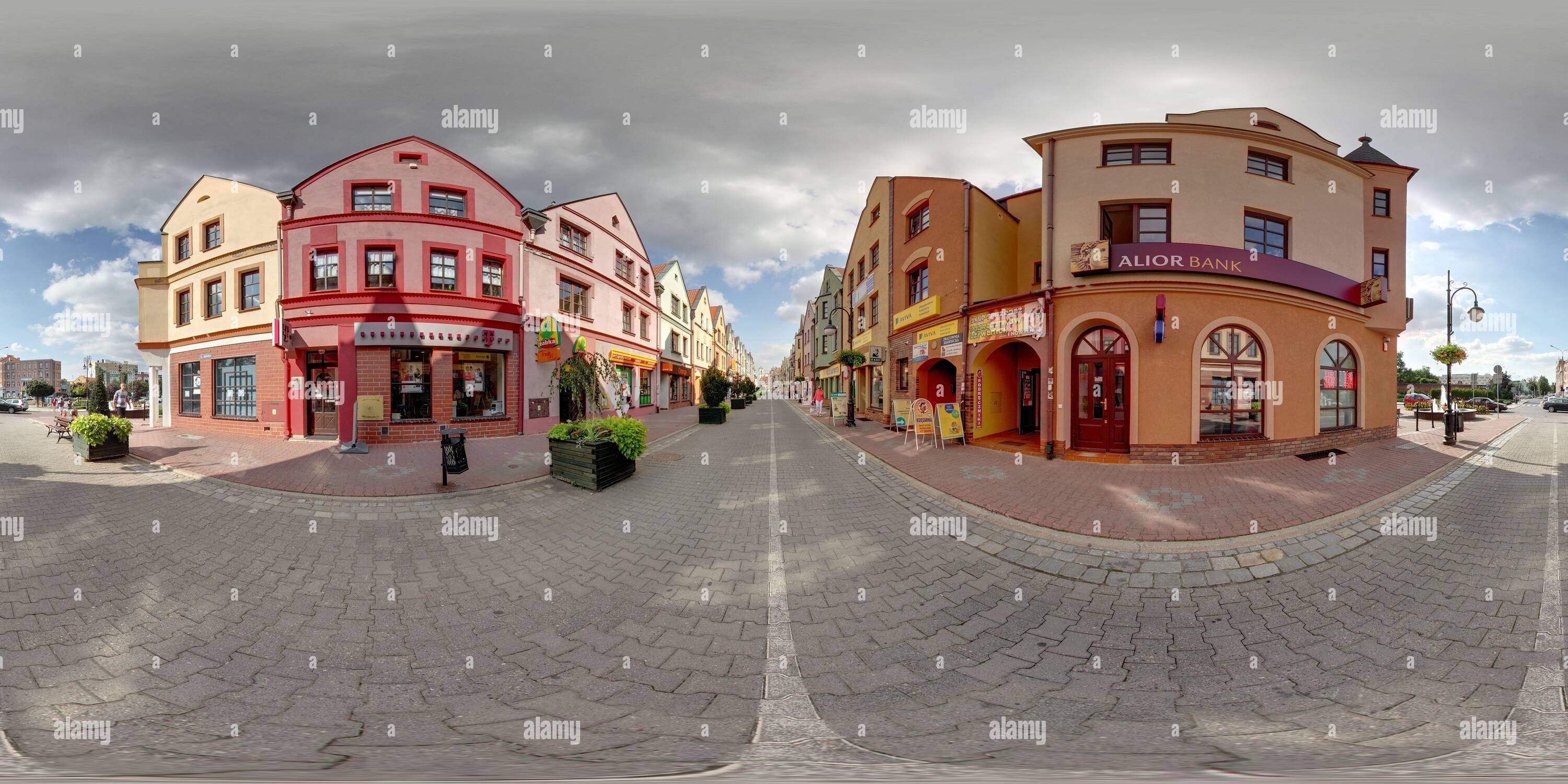 360° view of Grodzka Glogow Poland - Alamy