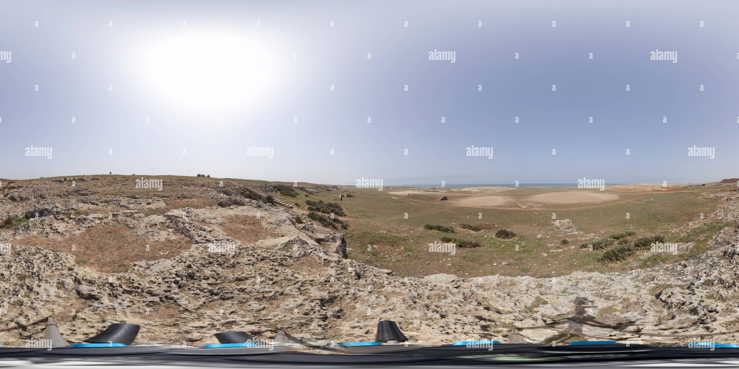 360° view of General view from rock outcrop: Dar es-Soltan 1 Cave ...