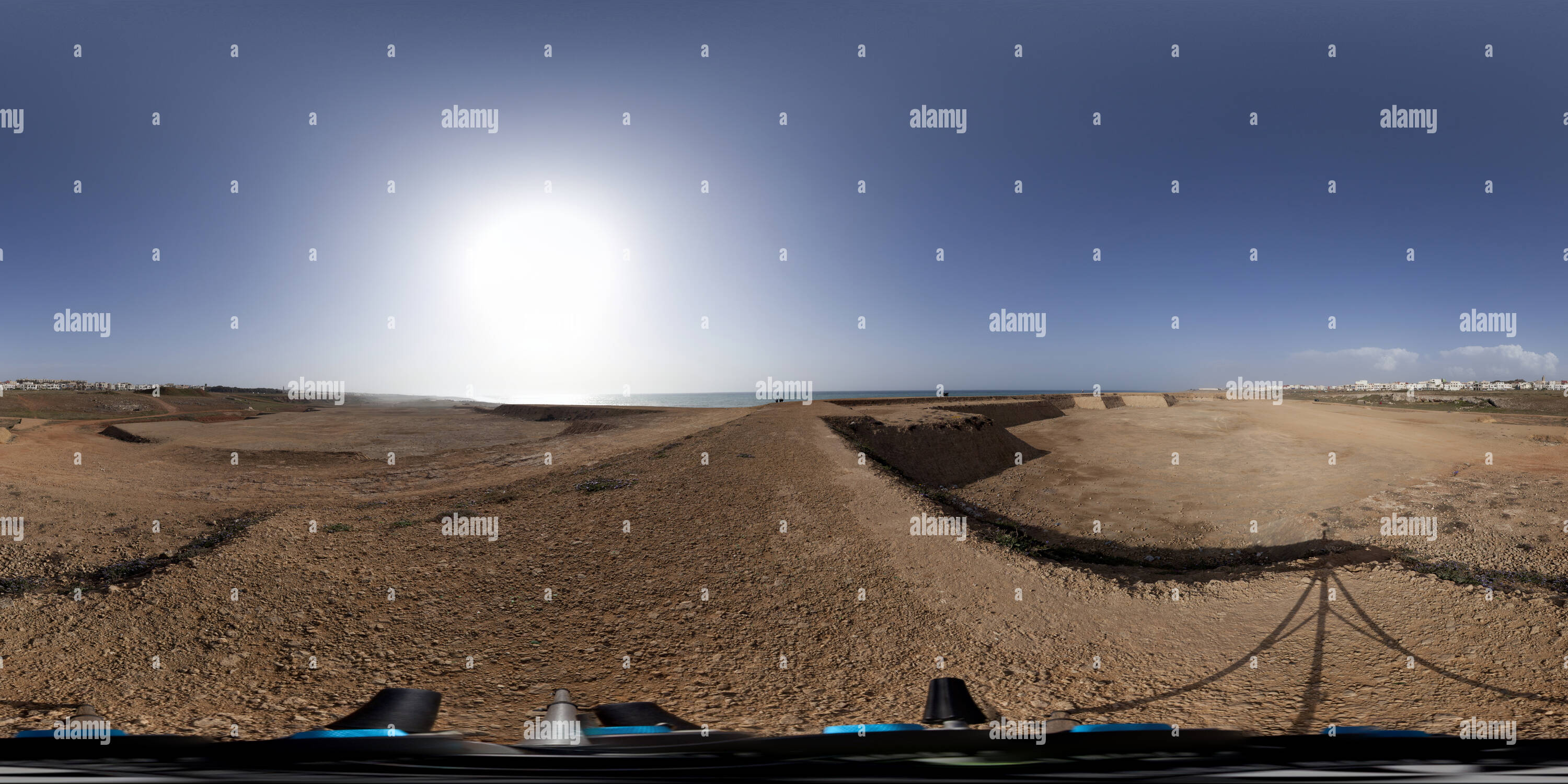 360° view of General view from raised earth platform: Dar es-Soltan 1 ...