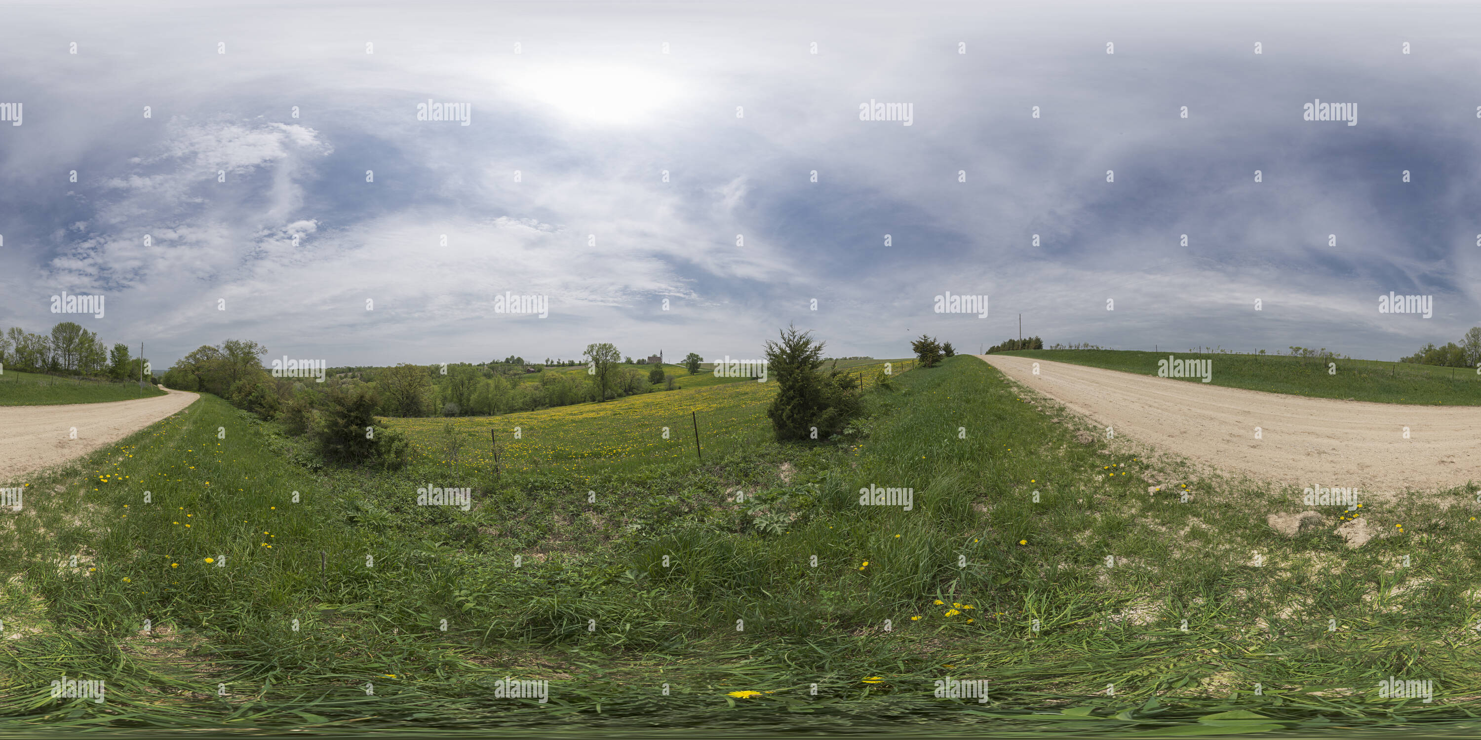 360° view of Spring Finally Arrives at Irish Ridge, near Mt. Hope, WI ...