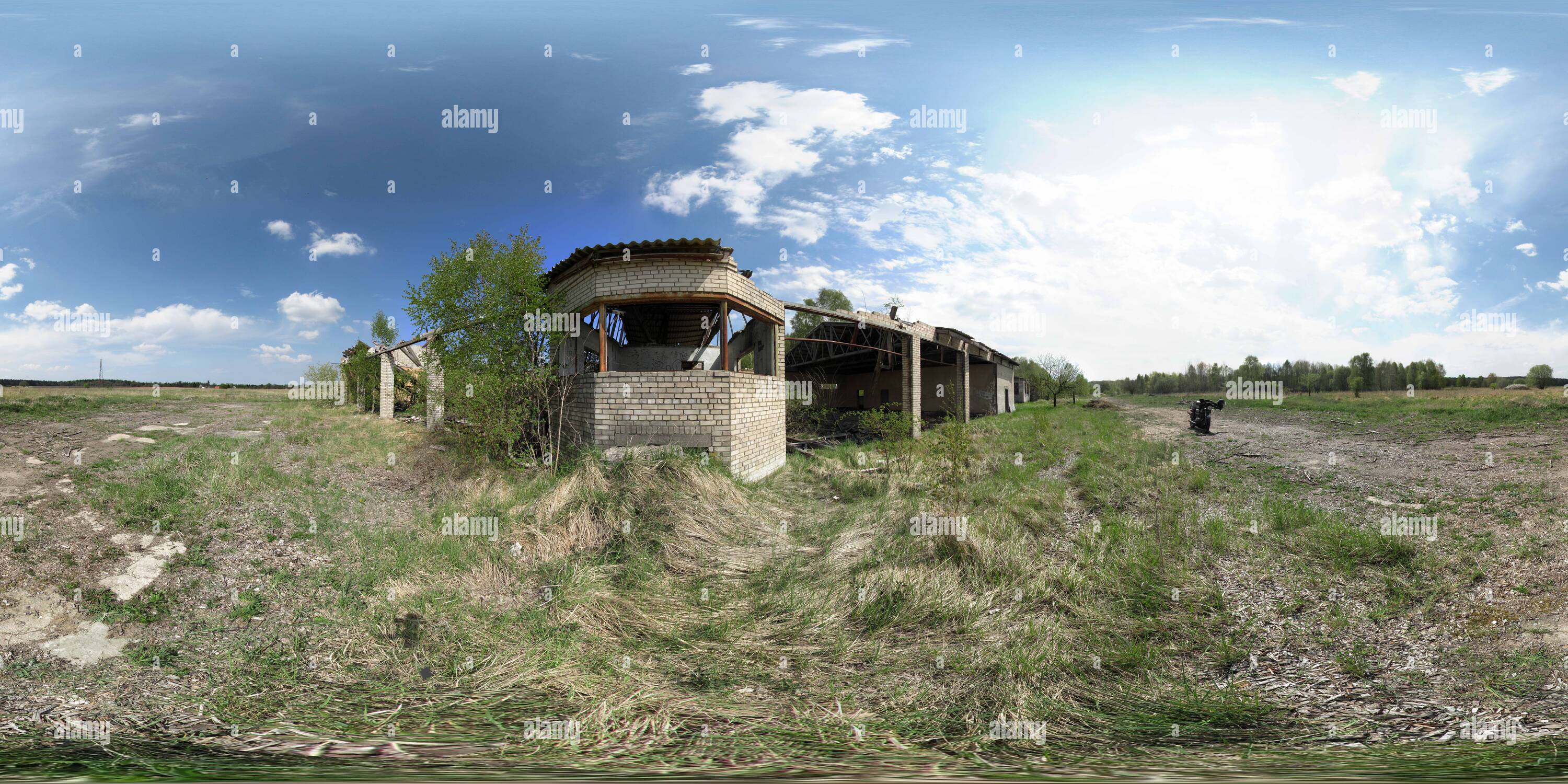 360° view of Abandoned military trainingbase of the Russian Red Army ...