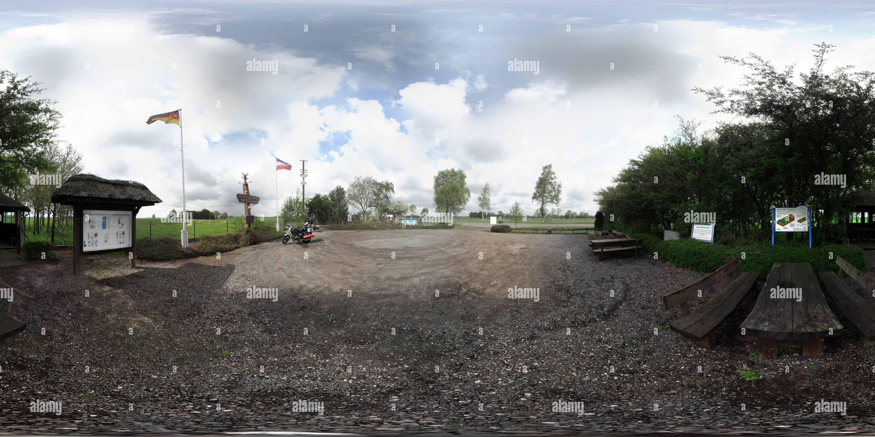 360° view of The deepest Point of Germany - Alamy