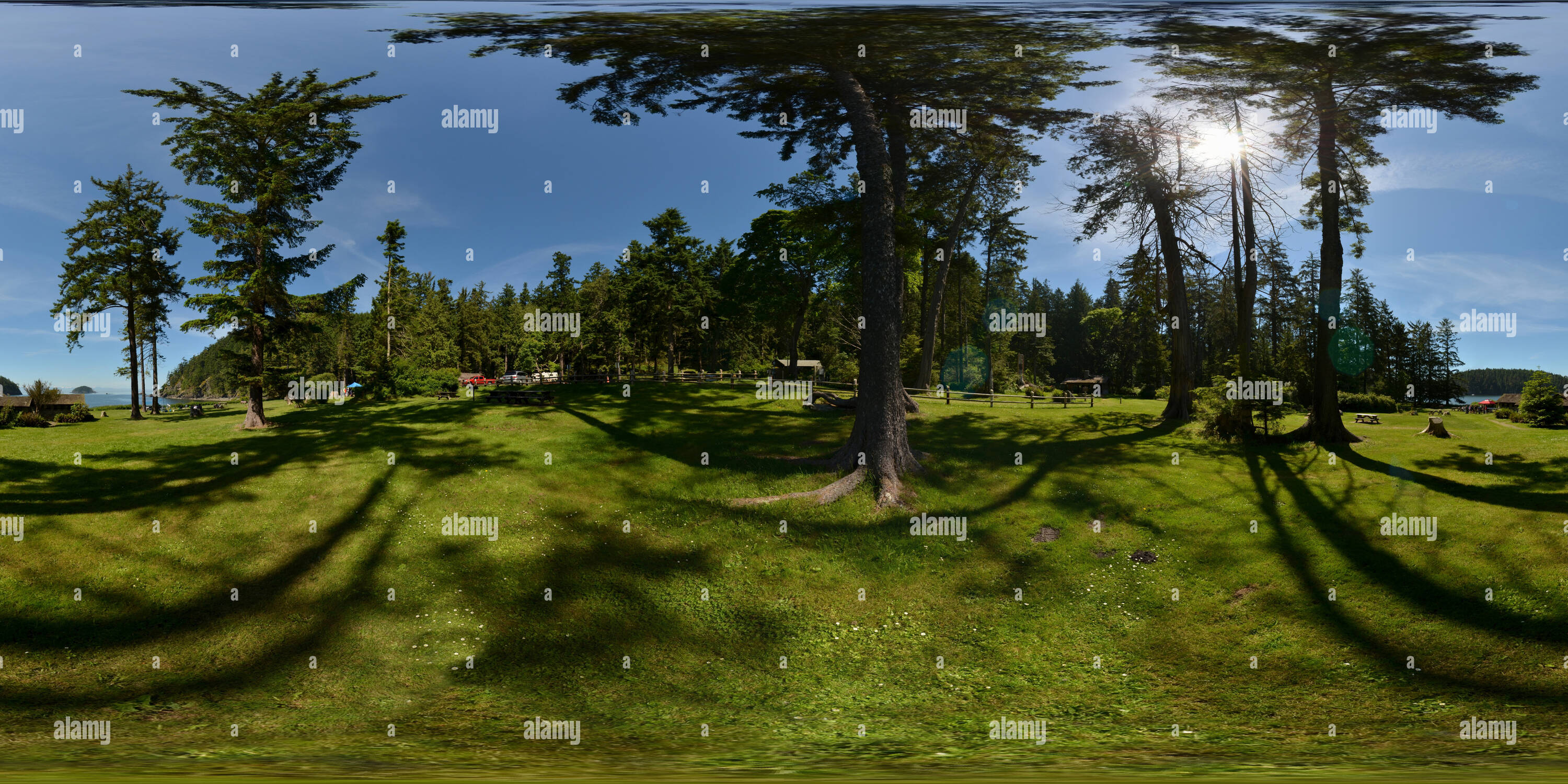 360° view of Bowman Bay - Deception Pass State Park, Washington State ...