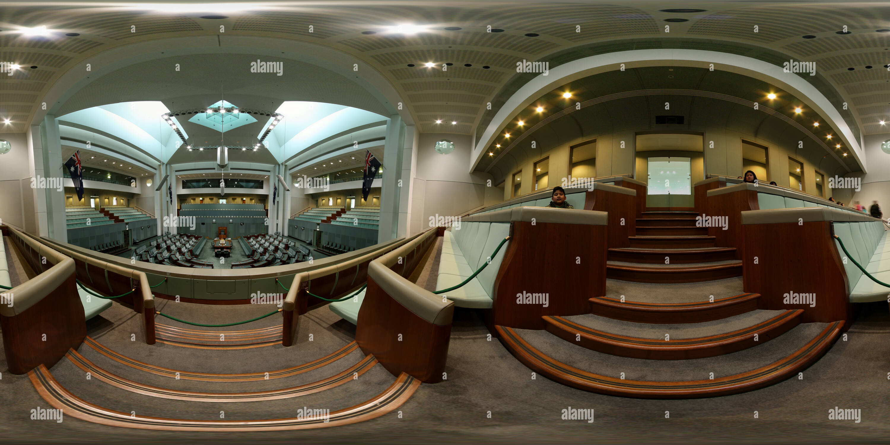 360° view of The Australian House of Representative - Alamy