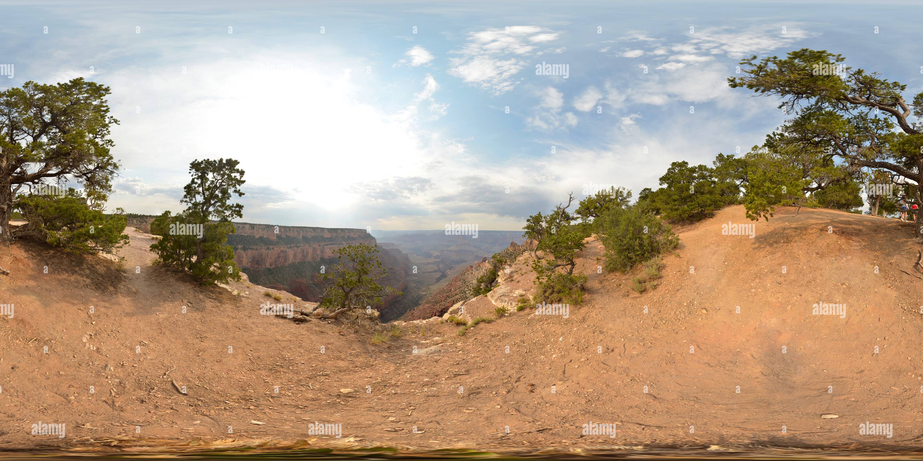 360° view of Grand Canyon South Rim Viewpoint - Alamy