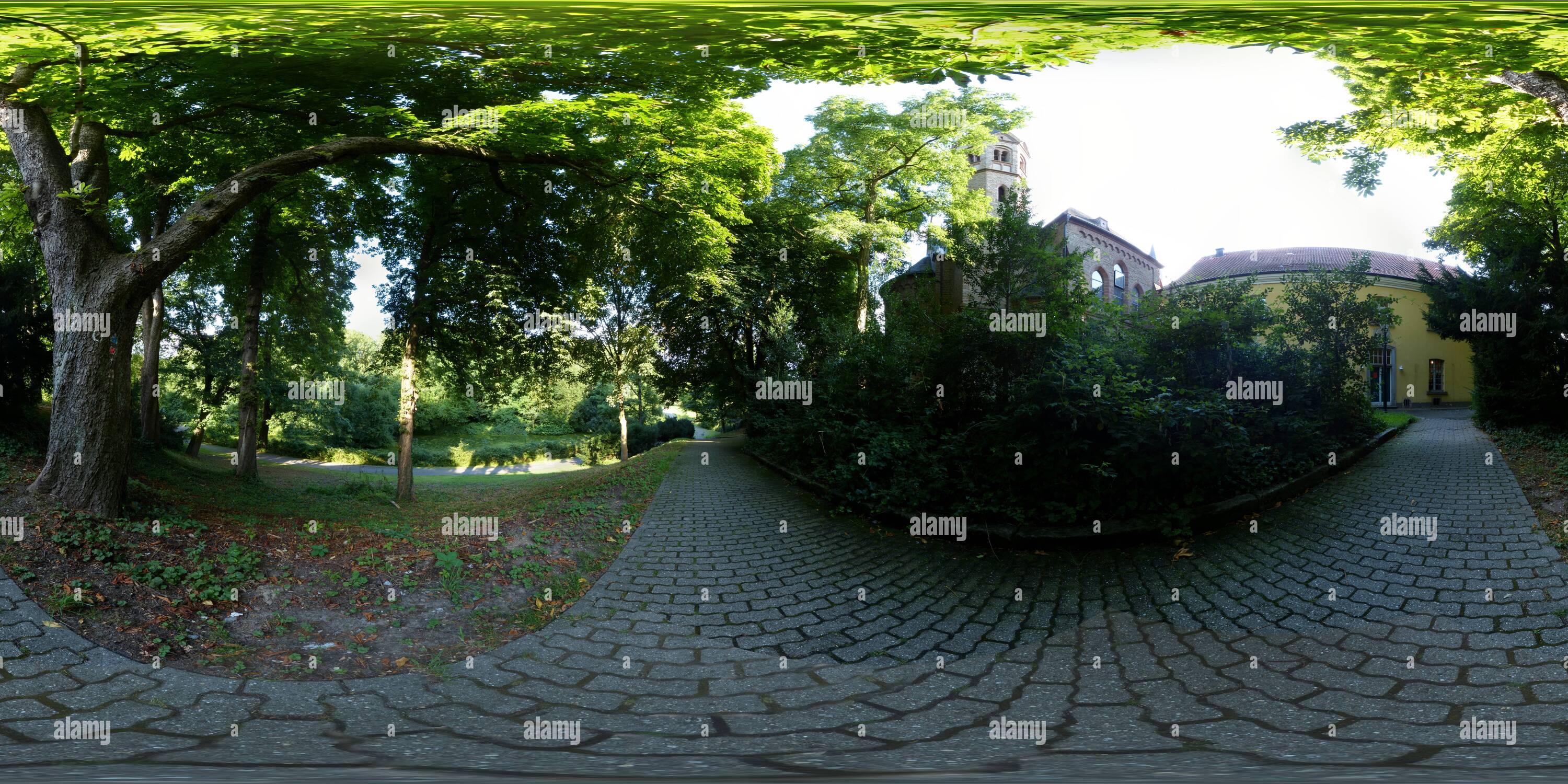 360° view of Kloster Saarn (Ostseite - Alamy
