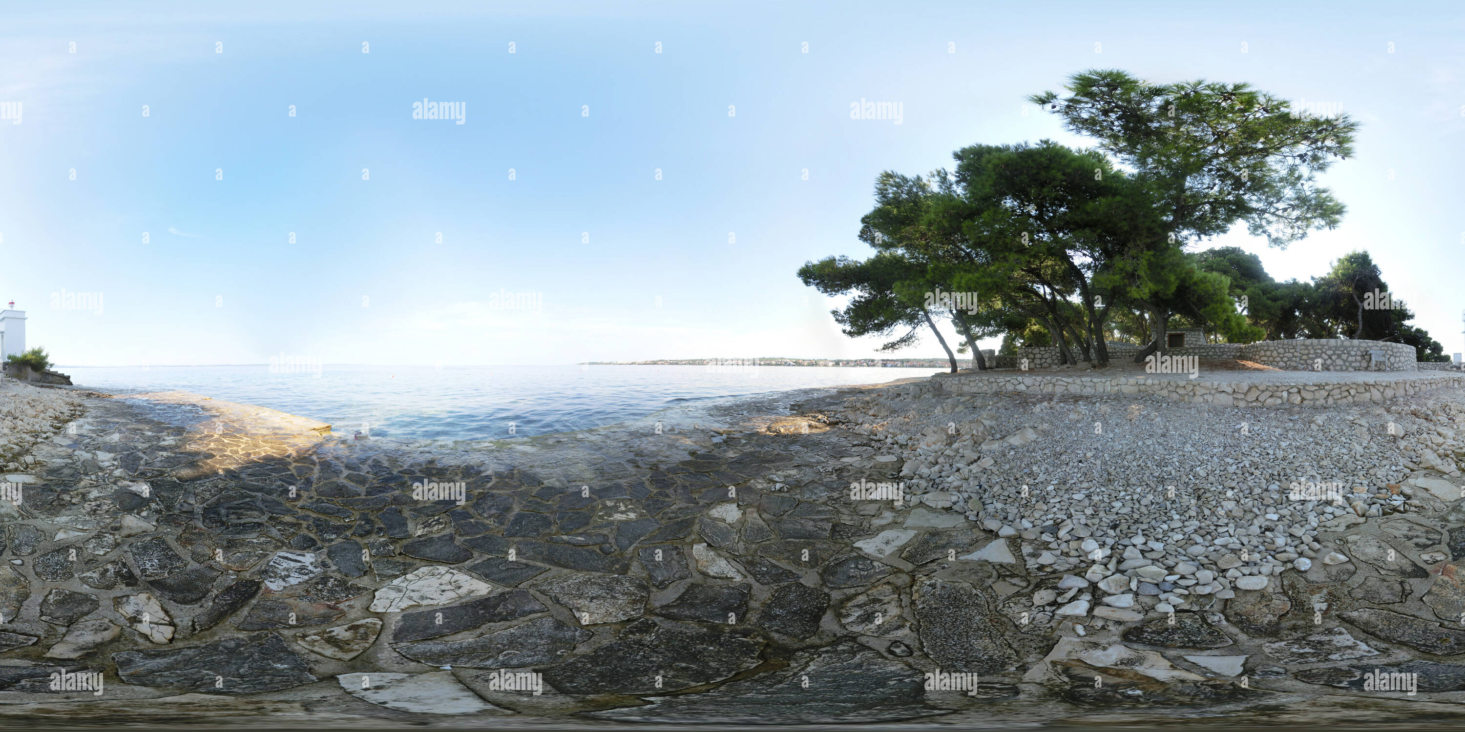 360° view of Beach on Cape Pinija - Alamy