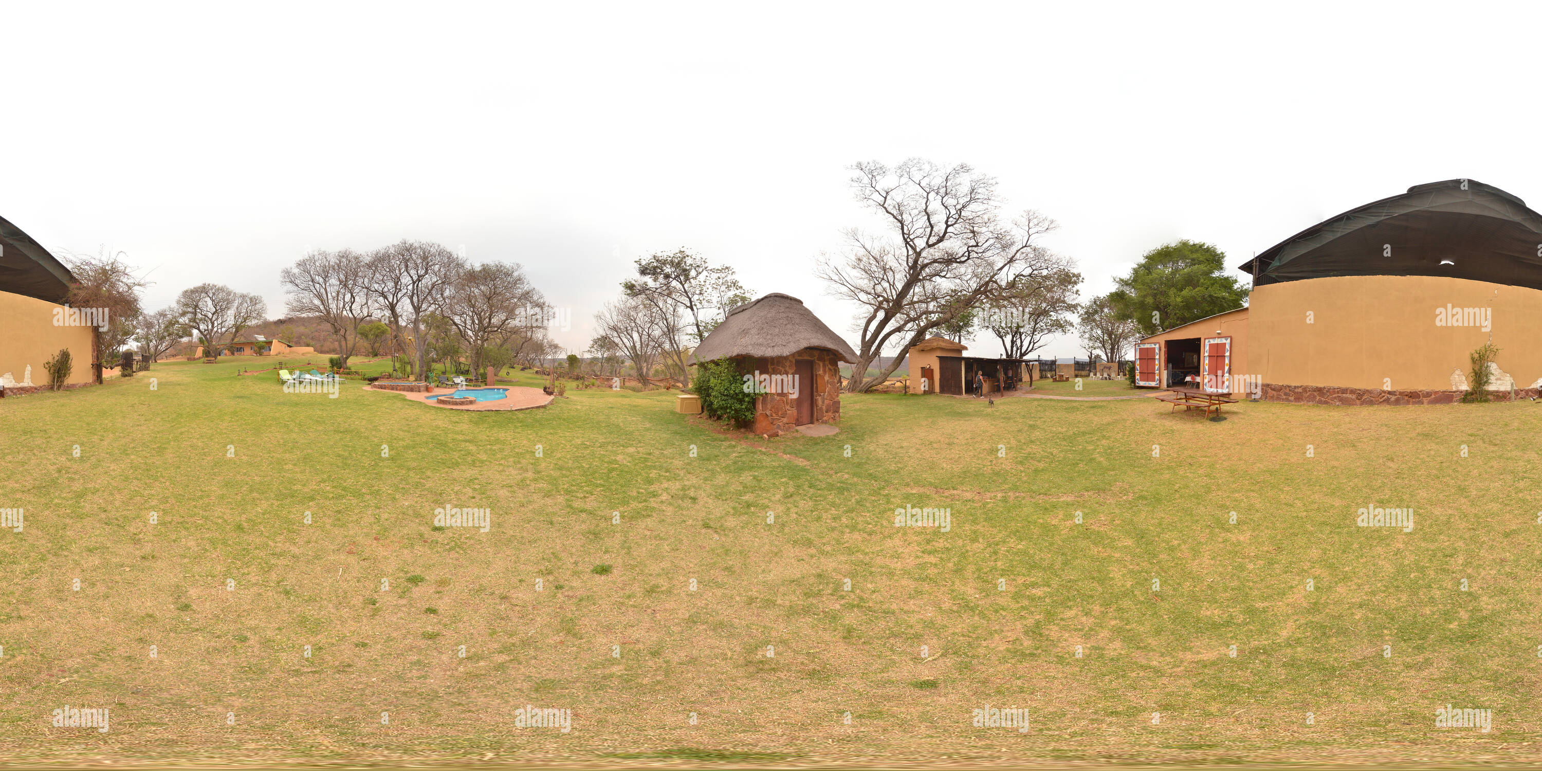 360° view of Colin Horseback Lion Ranch overview - Alamy