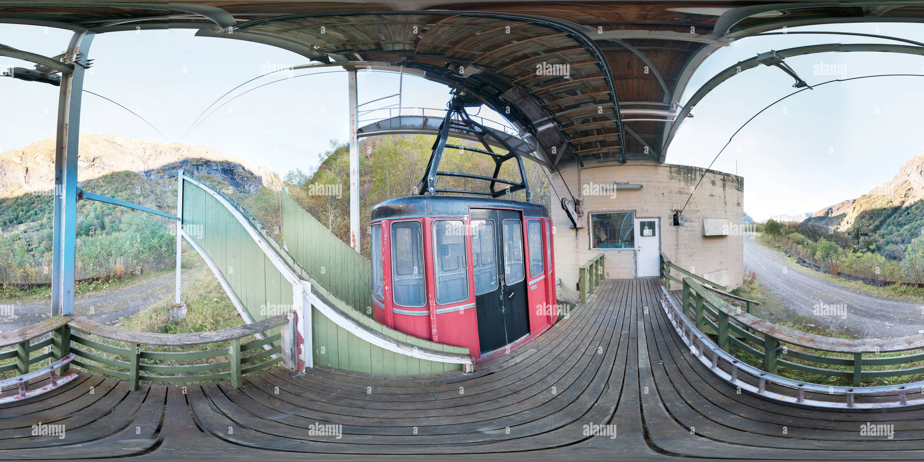 360° view of Cable car by Fykan - Alamy