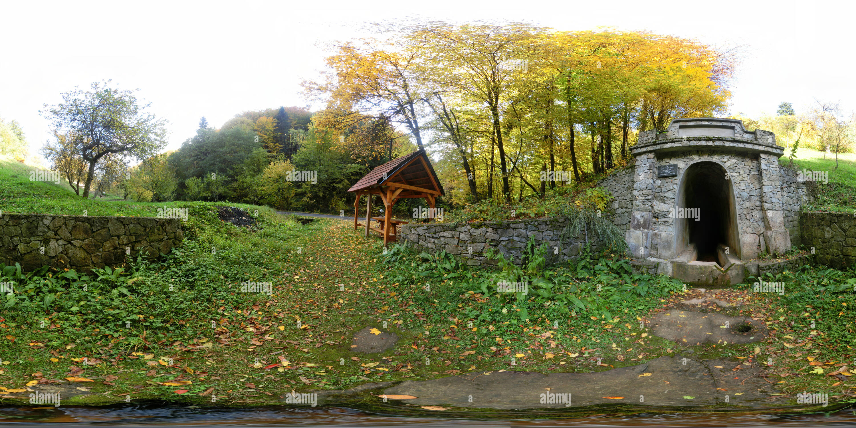 360° view of Adit/mine Zlaty stol - Alamy