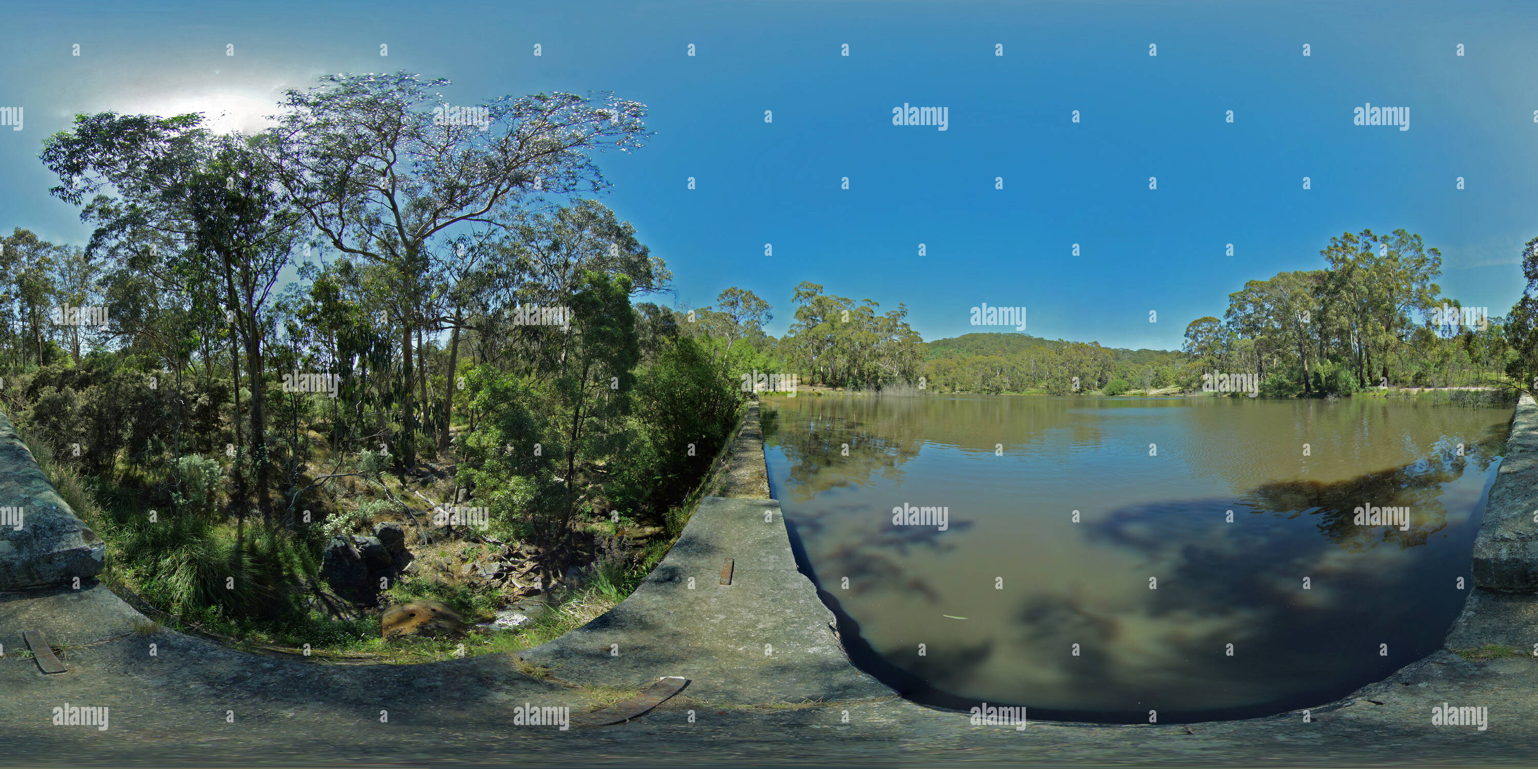 360° view of Falls Creek Resevoir - Alamy
